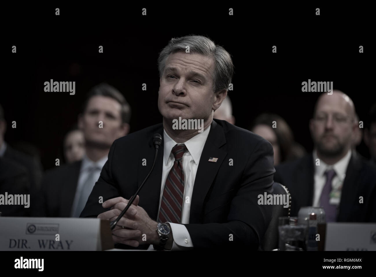 Washington, District of Columbia, USA. 29th Jan, 2019. FBI Director ...