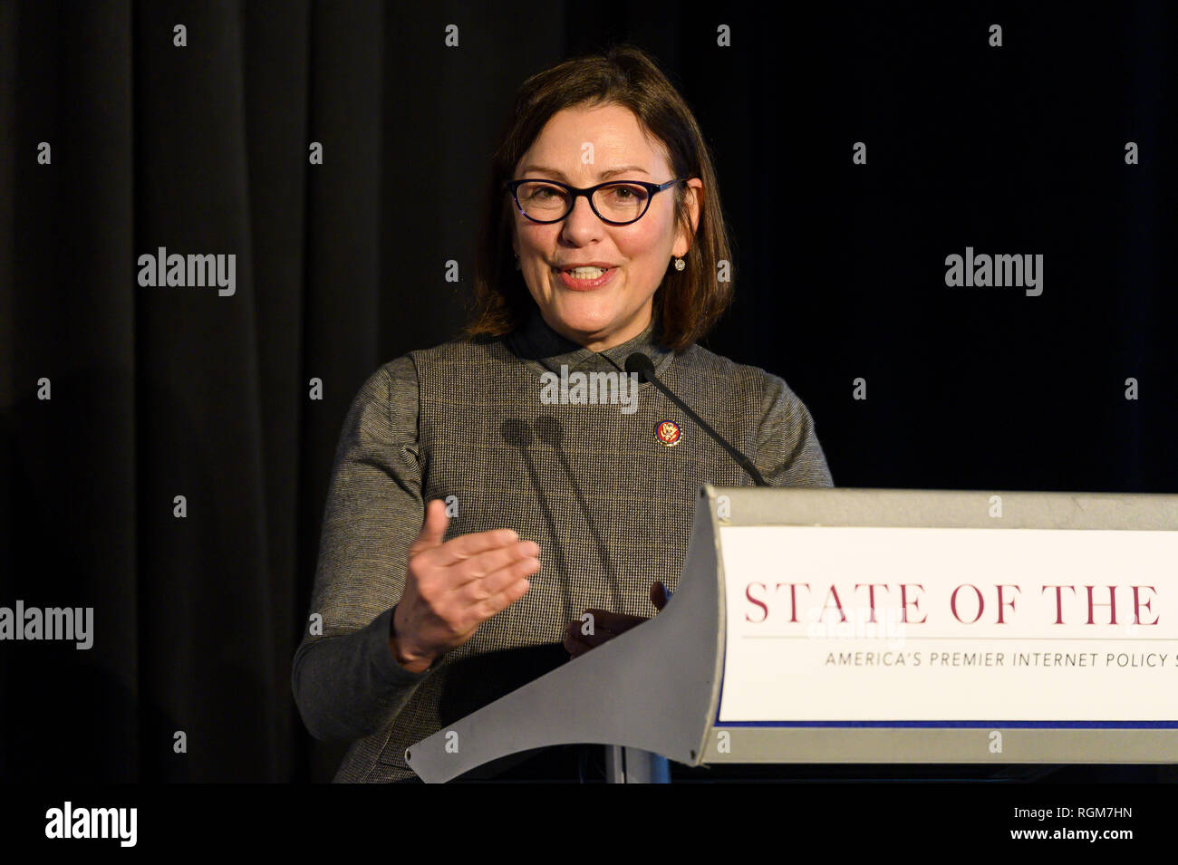 Washington, DC, USA. 29th Jan, 2019. U.S. Representative SUZAN DELBENE (D-WA), speaking at the ...