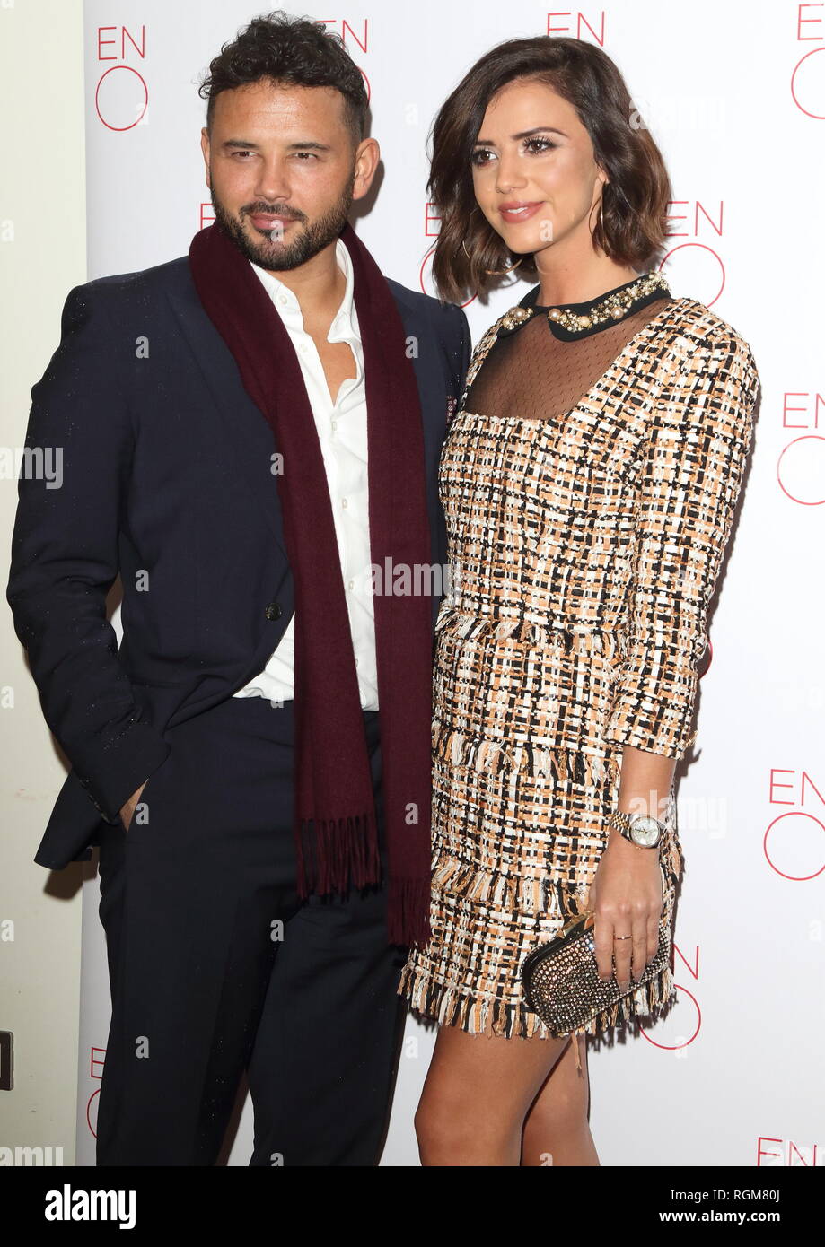 Ryan Thomas and Lucy Mecklenburgh attends the La Boheme Press Night at ...