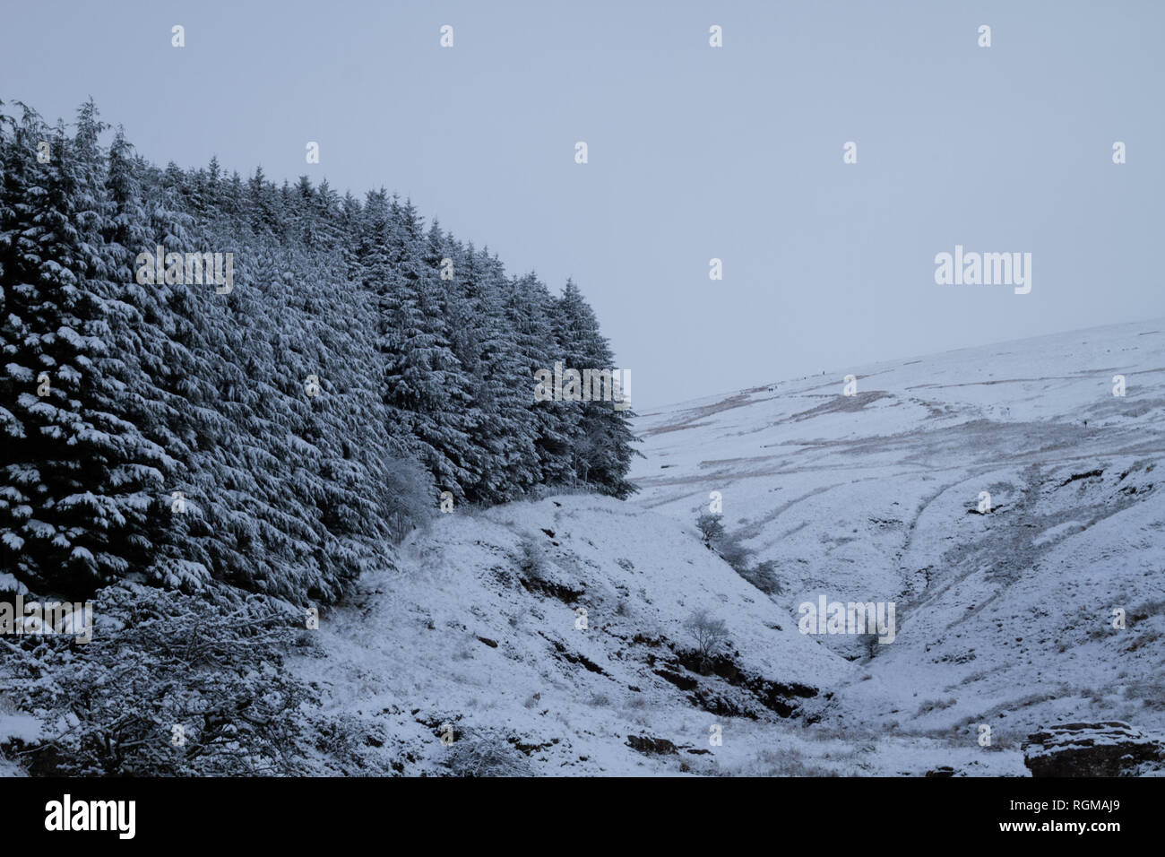 Brecon Beacons, South Wales, UK. 30 January 2019. UK weather: The ...
