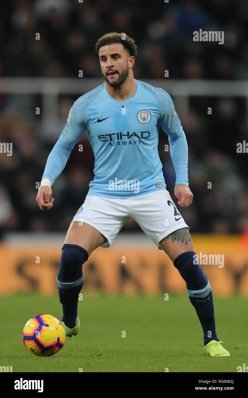 KYLE WALKER, MANCHESTER CITY FC, NEWCASTLE UNITED FC V MANCHESTER CITY ...