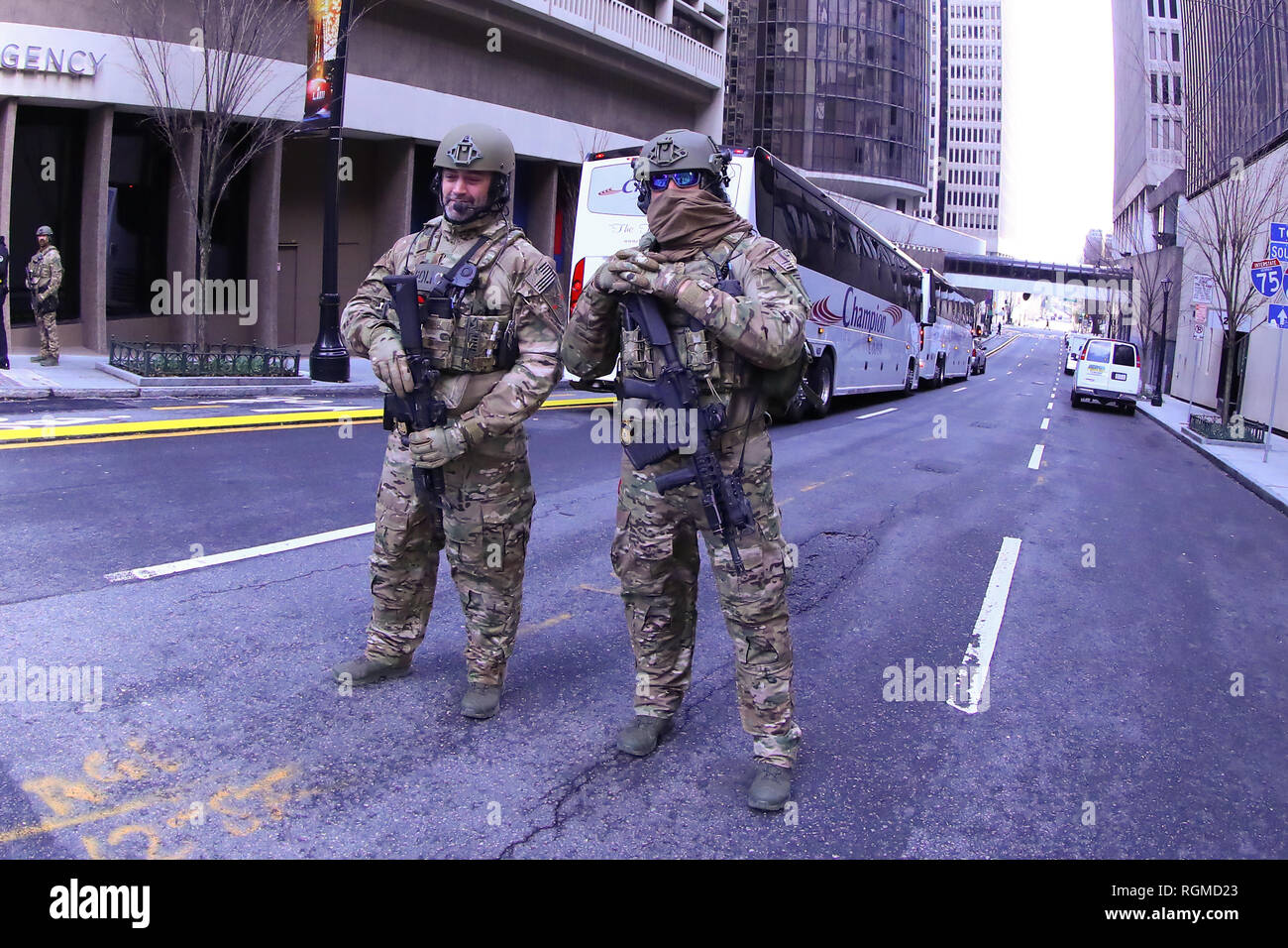Atlanta, Georgia, USA. 29th Jan, 2019. Department of Homeland Security ...