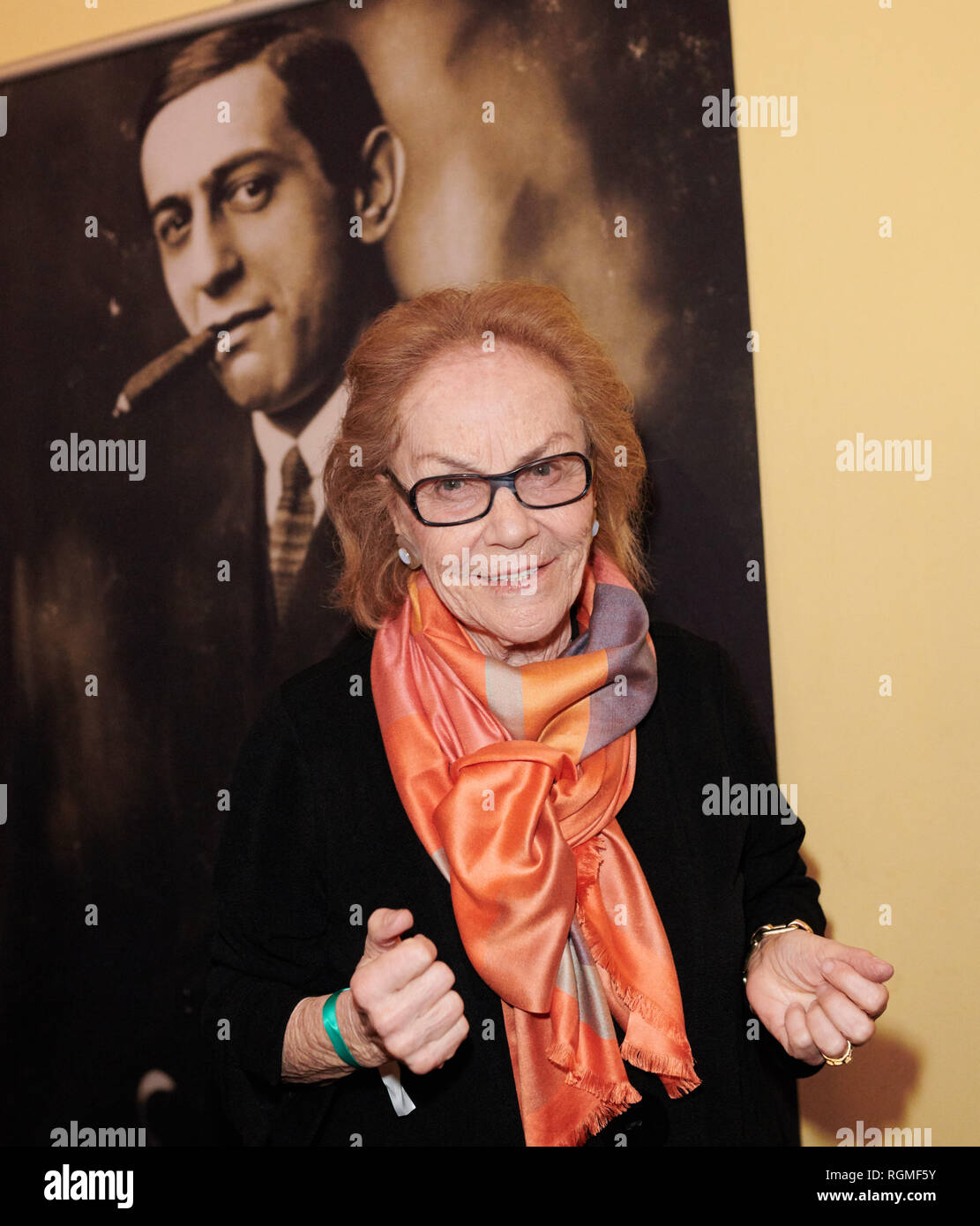 Berlin, Germany. 30th Jan, 2019. Nicola Lubitsch, daughter of E ...