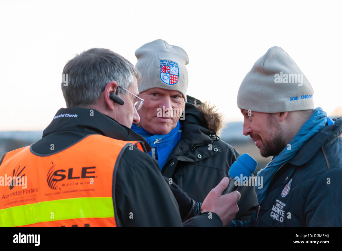 Interview racing car driver vintage hi-res stock photography and images ...