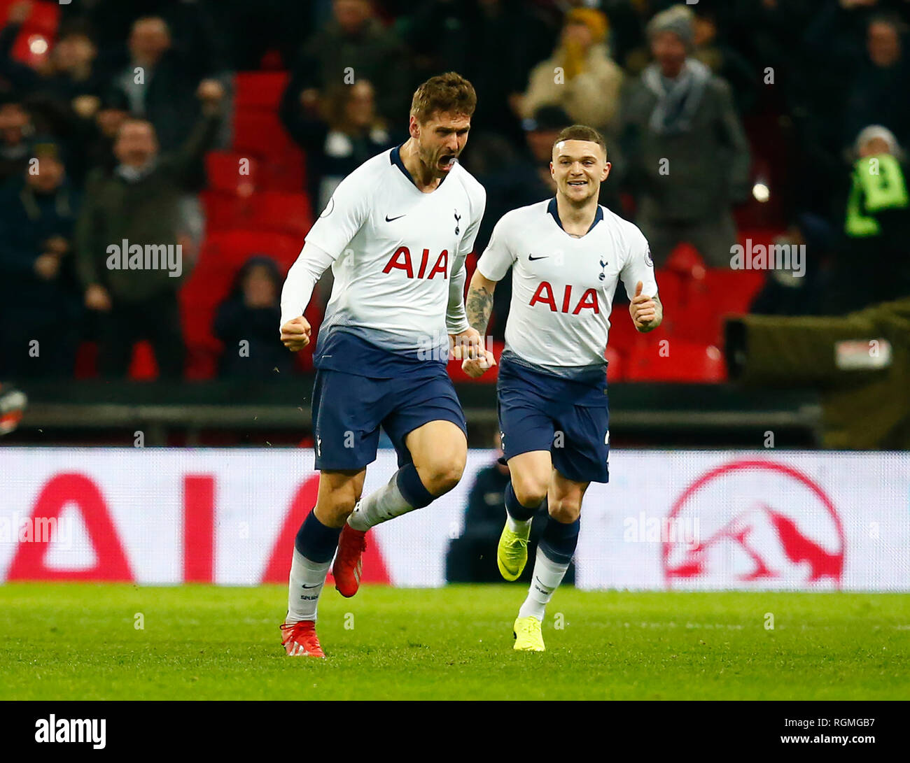 London, UK. 30th Jan, 2019. Tottenham Hotspur's Fernando Llorente ...