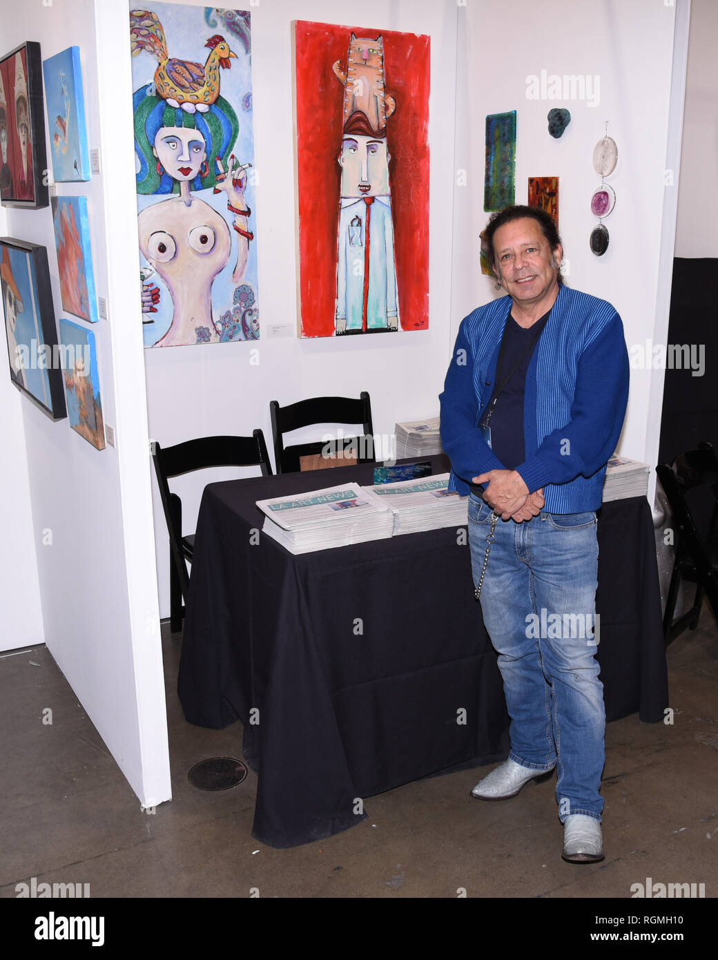 Los Angeles, California, USA. 25th Jan, 2019. Artist TED MEYER attends ...