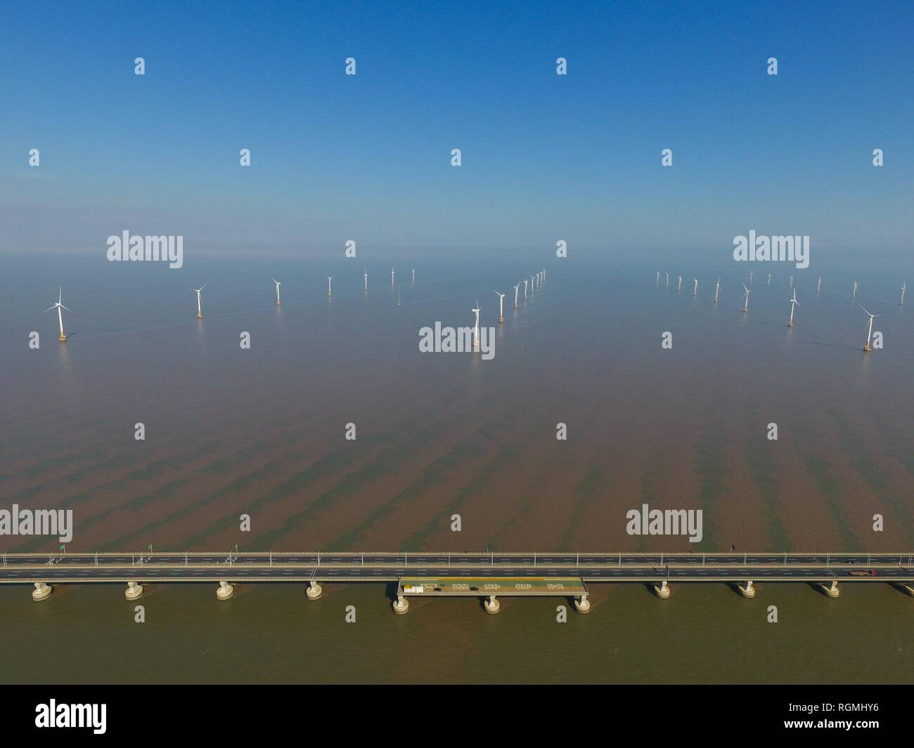 China wind farm construction hi-res stock photography and images - Alamy