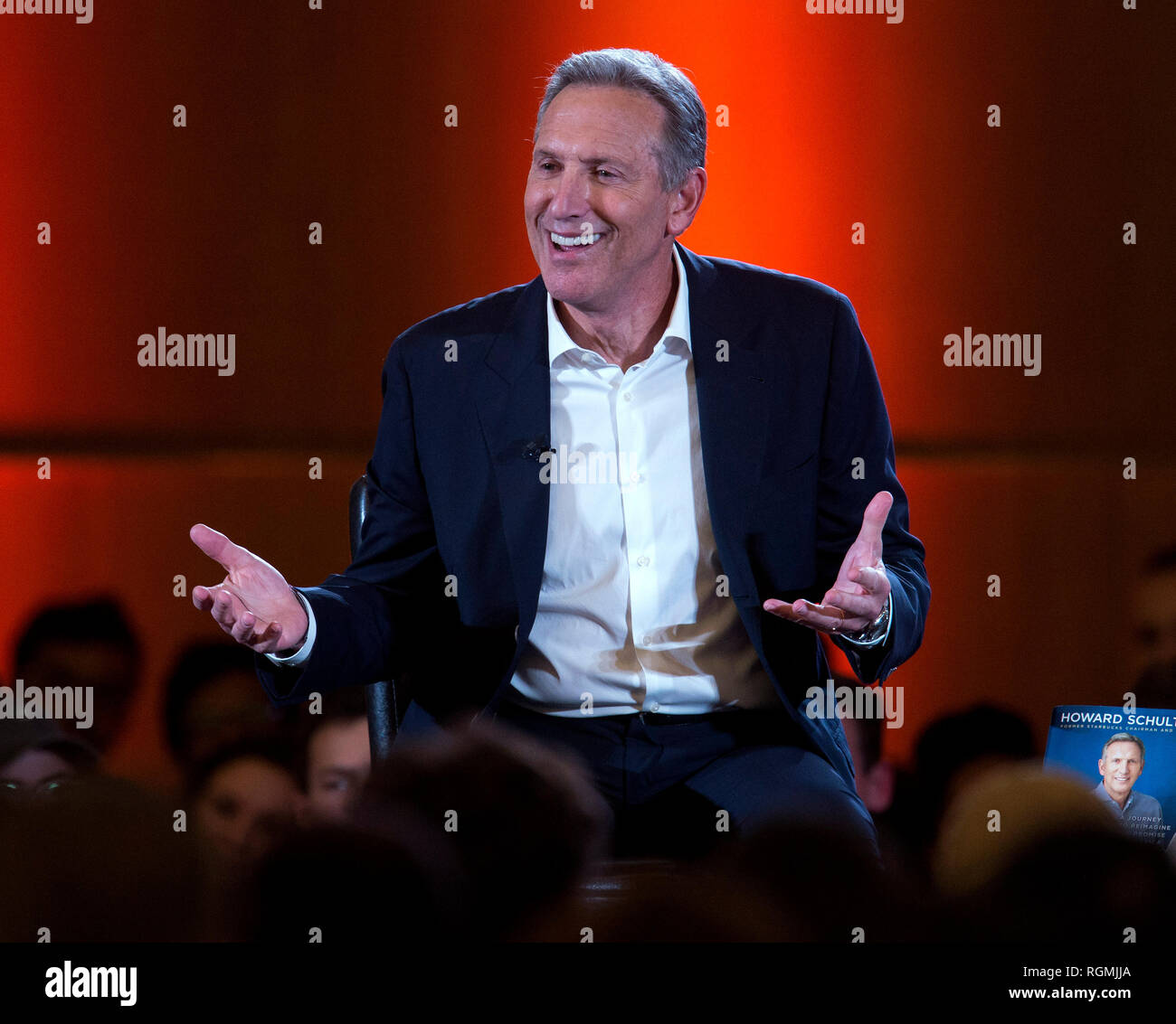 Tempe, Arizona, USA. 30th Jan, 2019. HOWARD SCHULTZ, former CEO and ...
