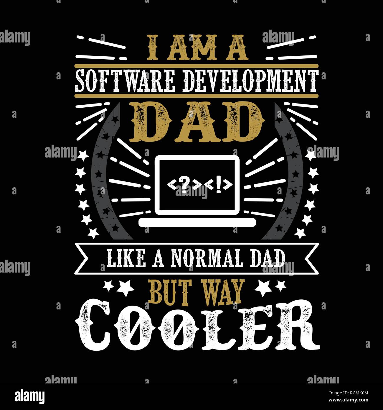 Software Development Father Day Quote and Saying Stock Vector Image ...