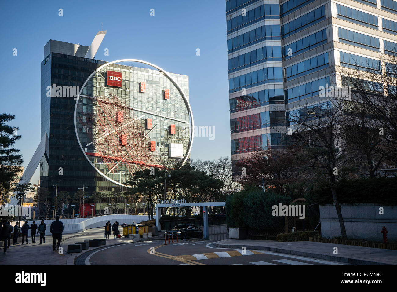 Seoul, South Korea - Desember, 2018: View of Starfield Library in ...