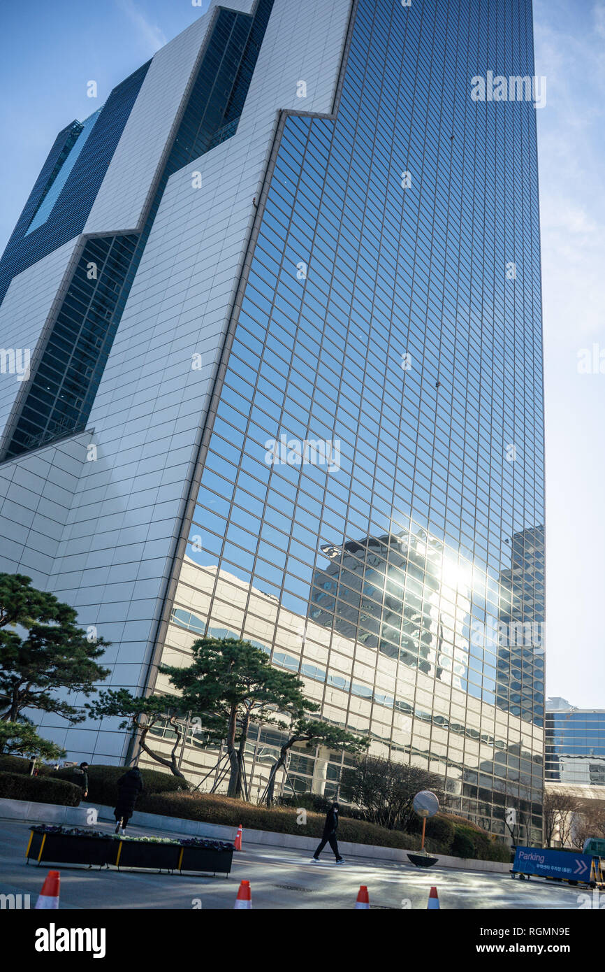Seoul, South Korea - Desember, 2018: View of Starfield Library in ...