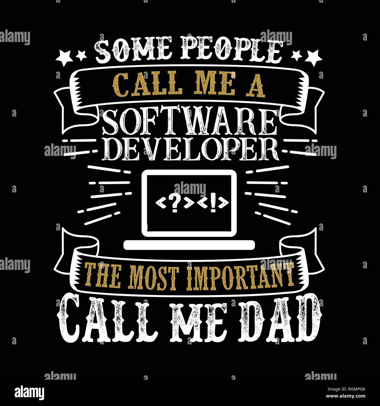 Developer day illustration Stock Vector Images - Alamy