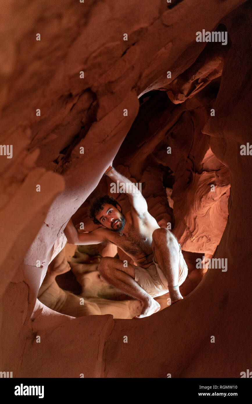 Exploring cave hi-res stock photography and images - Alamy