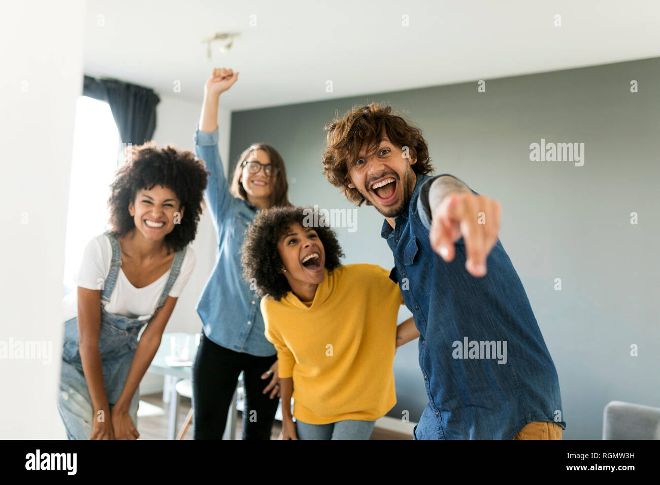Man pointing finger hi-res stock photography and images - Alamy