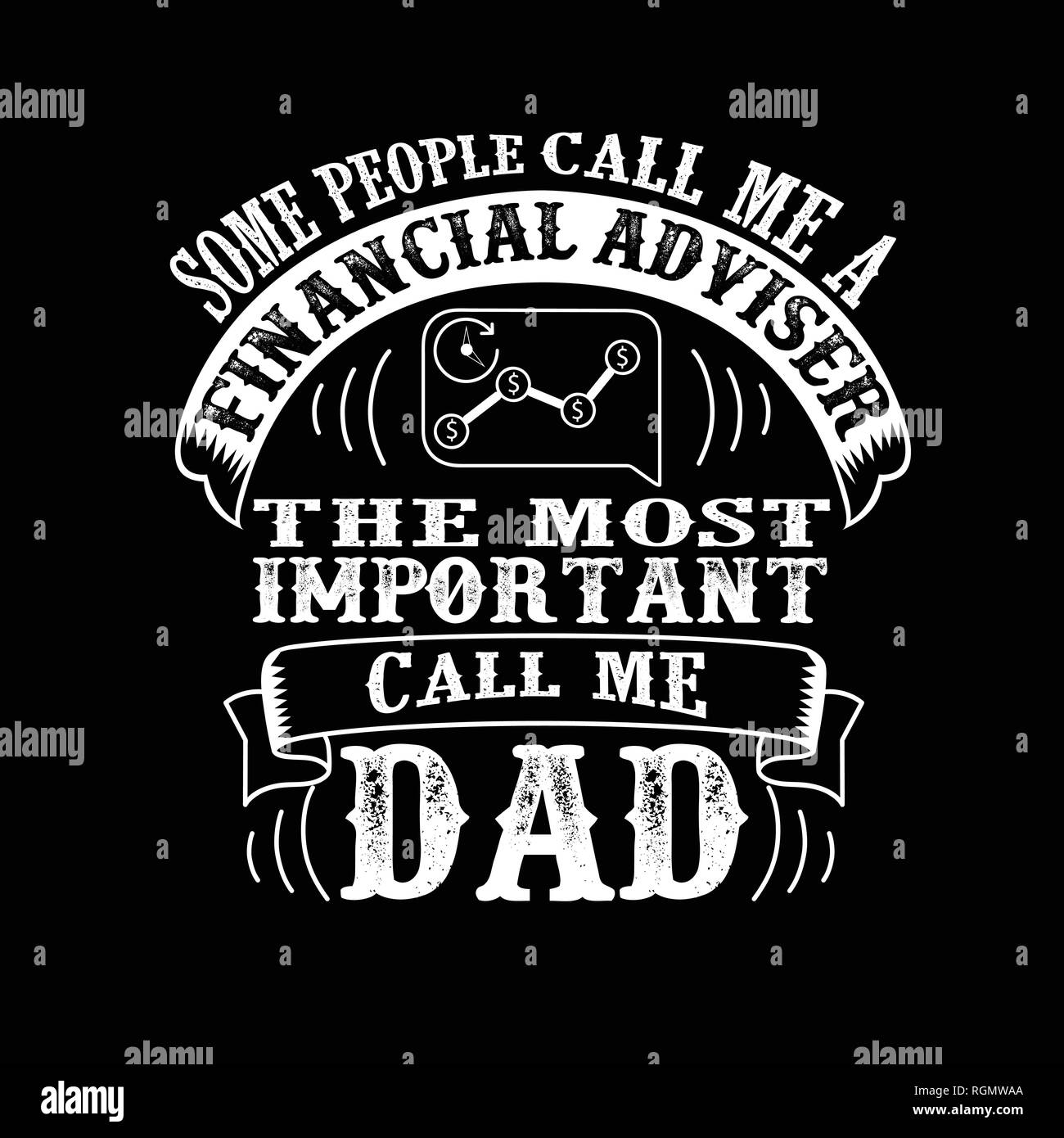 Financial Planner Call Me Dad, Father Day Quote and Saying Stock Vector ...