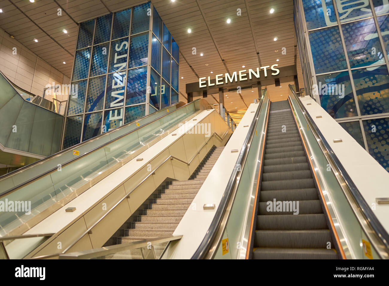 HONG KONG - CIRCA NOVEMBER, 2016: the Elements shopping mall. Elements ...