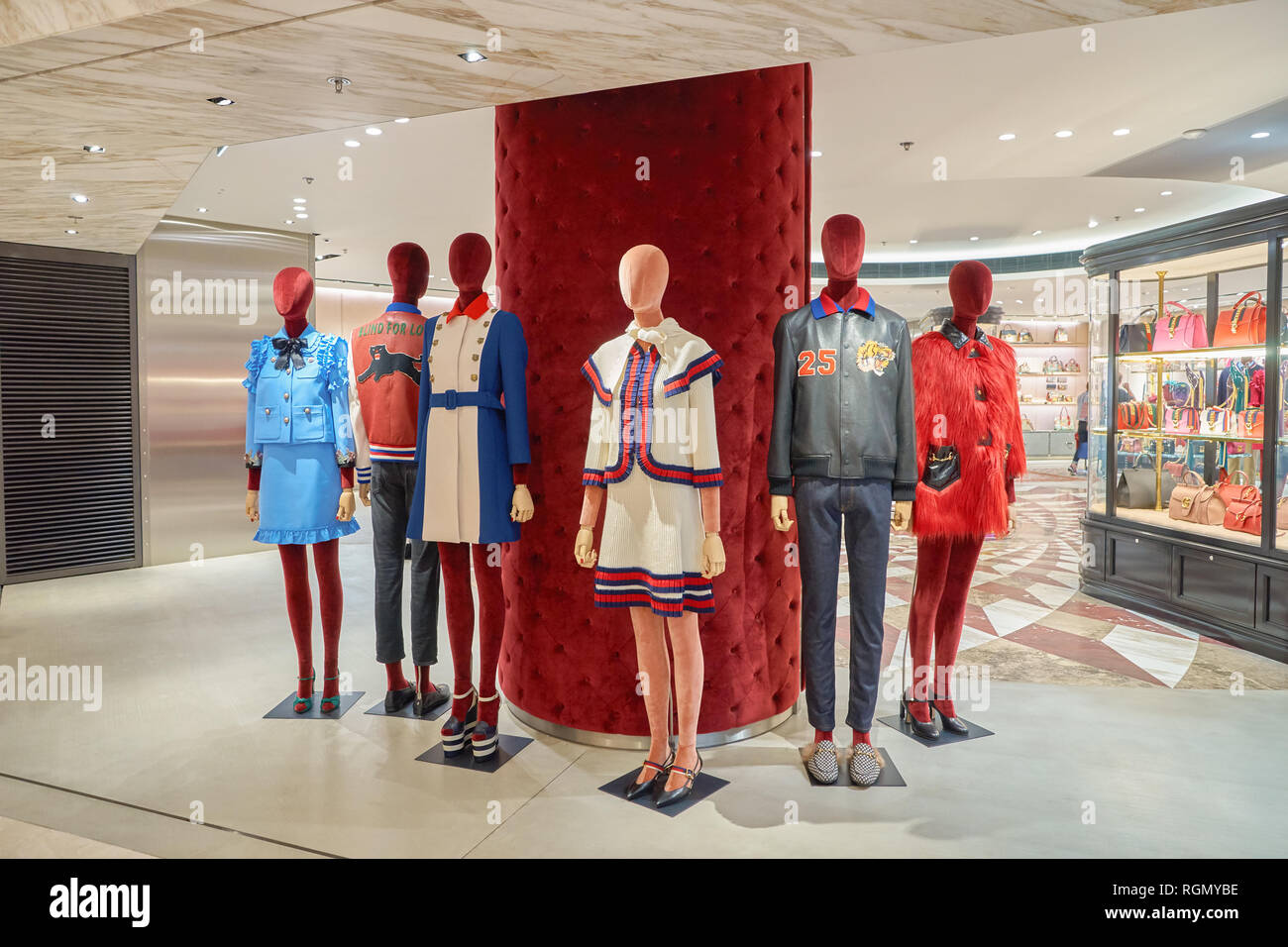 HONG KONG - CIRCA NOVEMBER, 2016: Gucci store at the Elements shopping ...