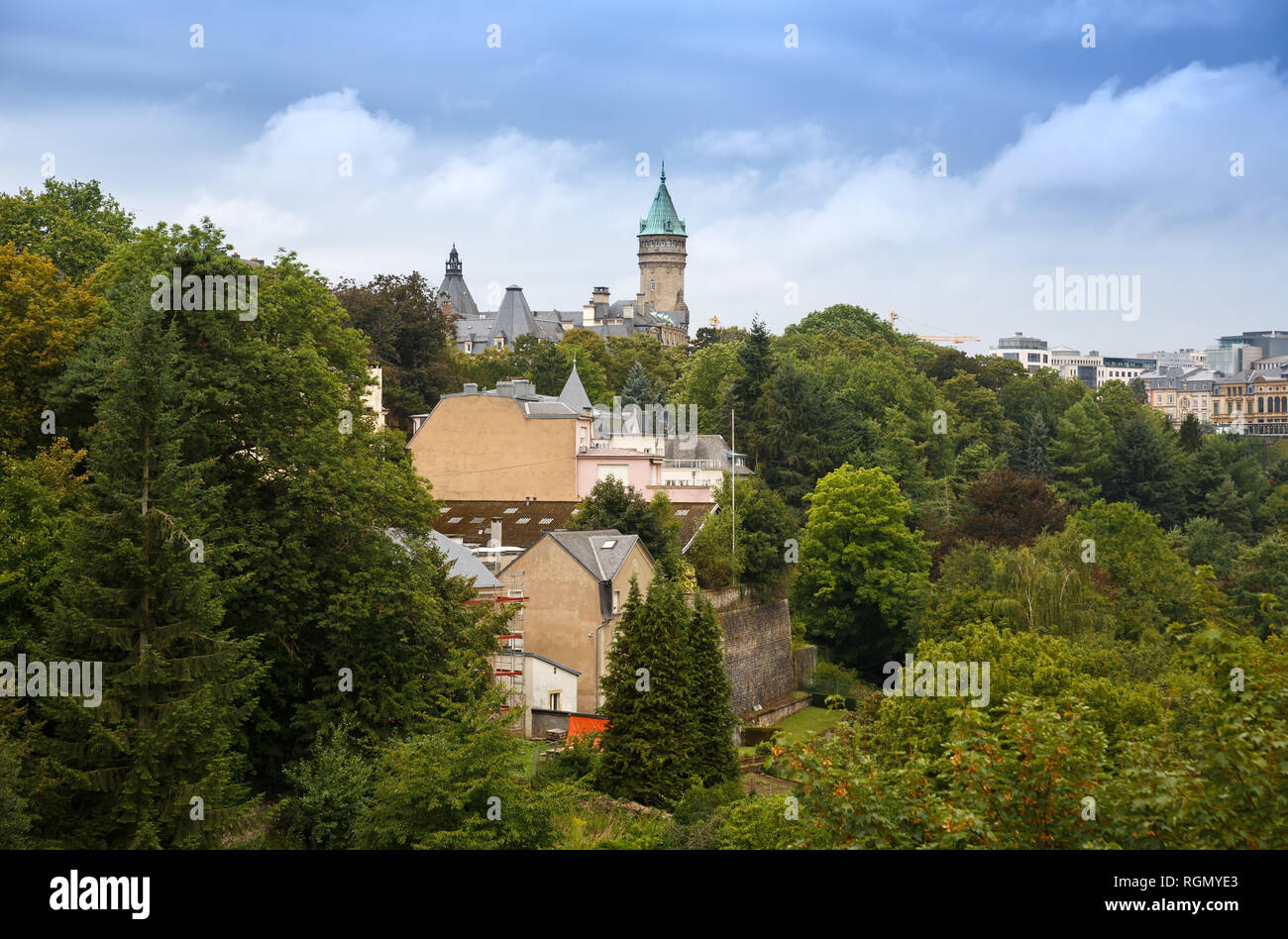 View of The Headquarters of The Spuerkees, State savings Bank ( Banque ...