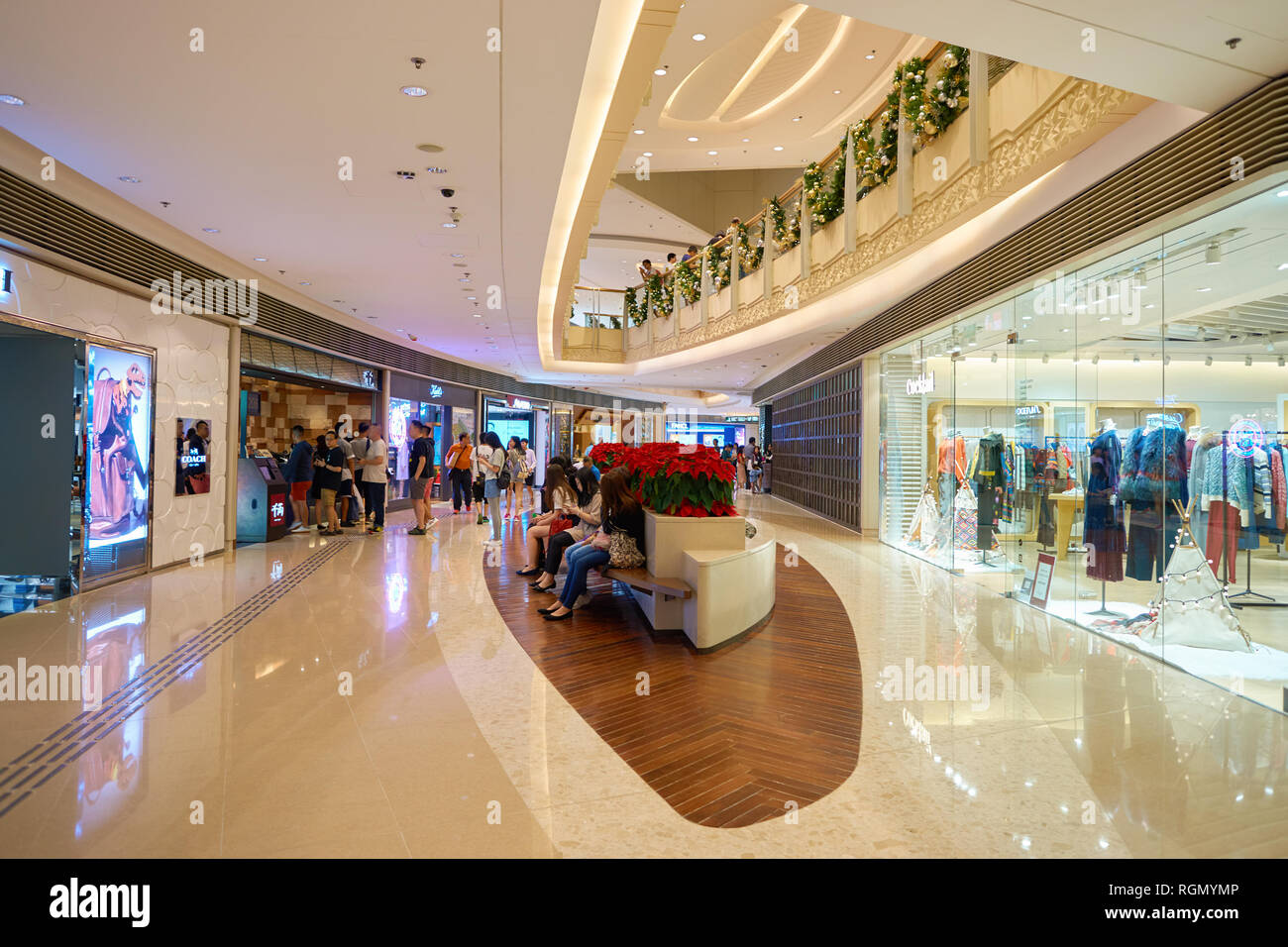 HONG KONG - CIRCA NOVEMBER, 2016: inside the Elements shopping mall ...