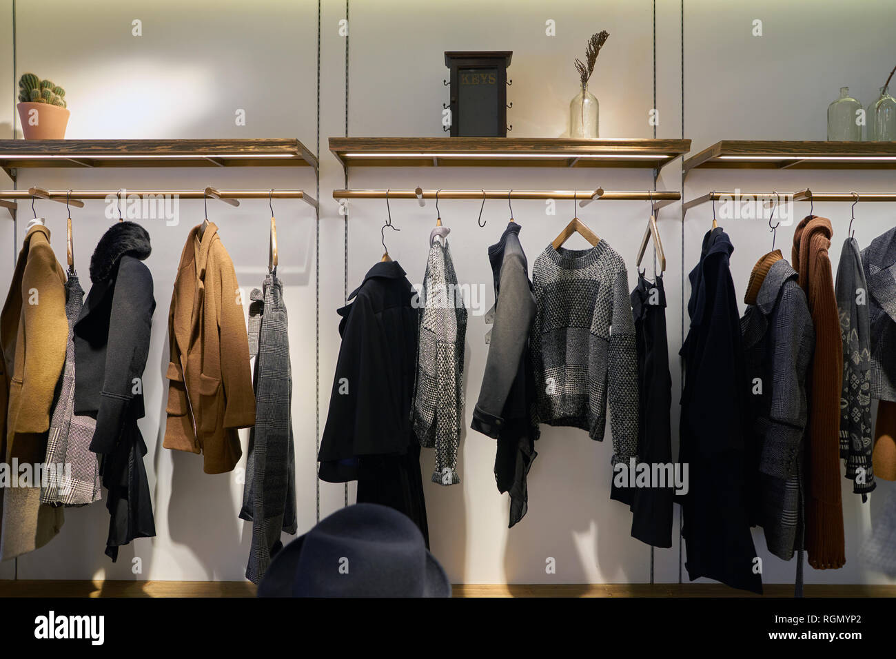 HONG KONG - CIRCA NOVEMBER, 2016: initial store in Hong Kong. Shopping ...