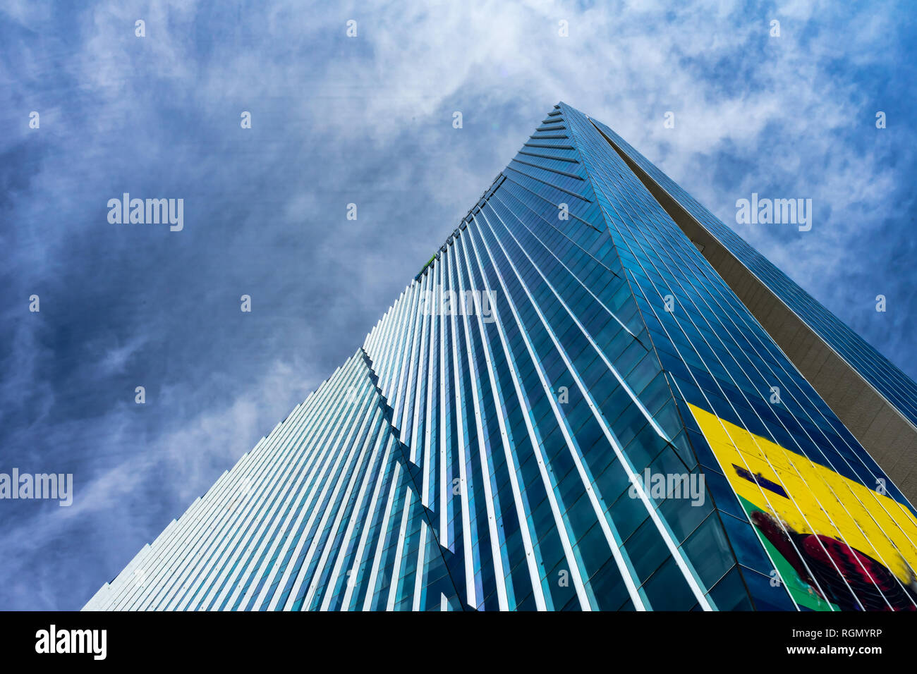 Modern High Rise Building Mexico City Mexico. Also the Reforma Avenue ...