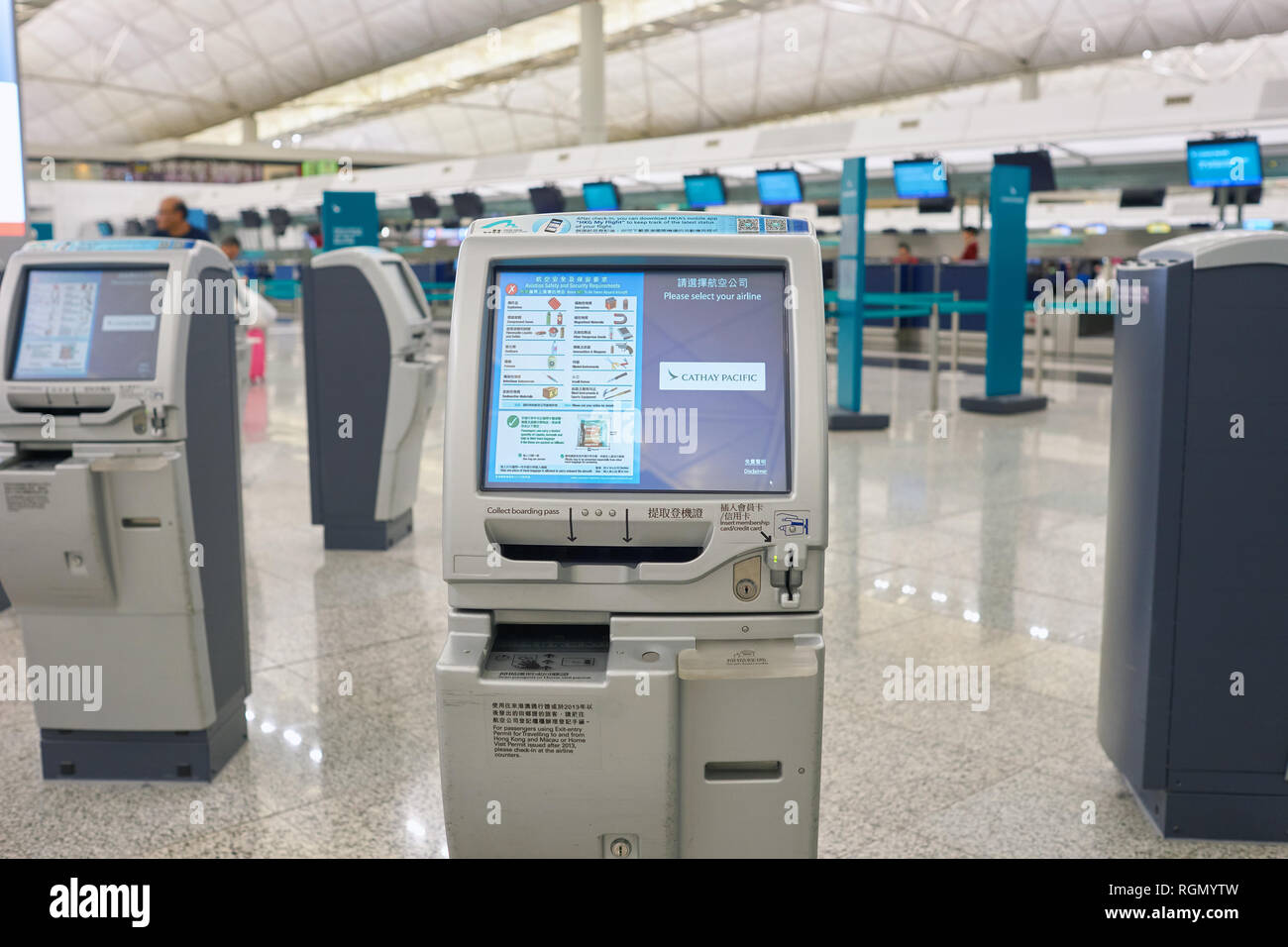 Airport express check in hong kong hi-res stock photography and images ...