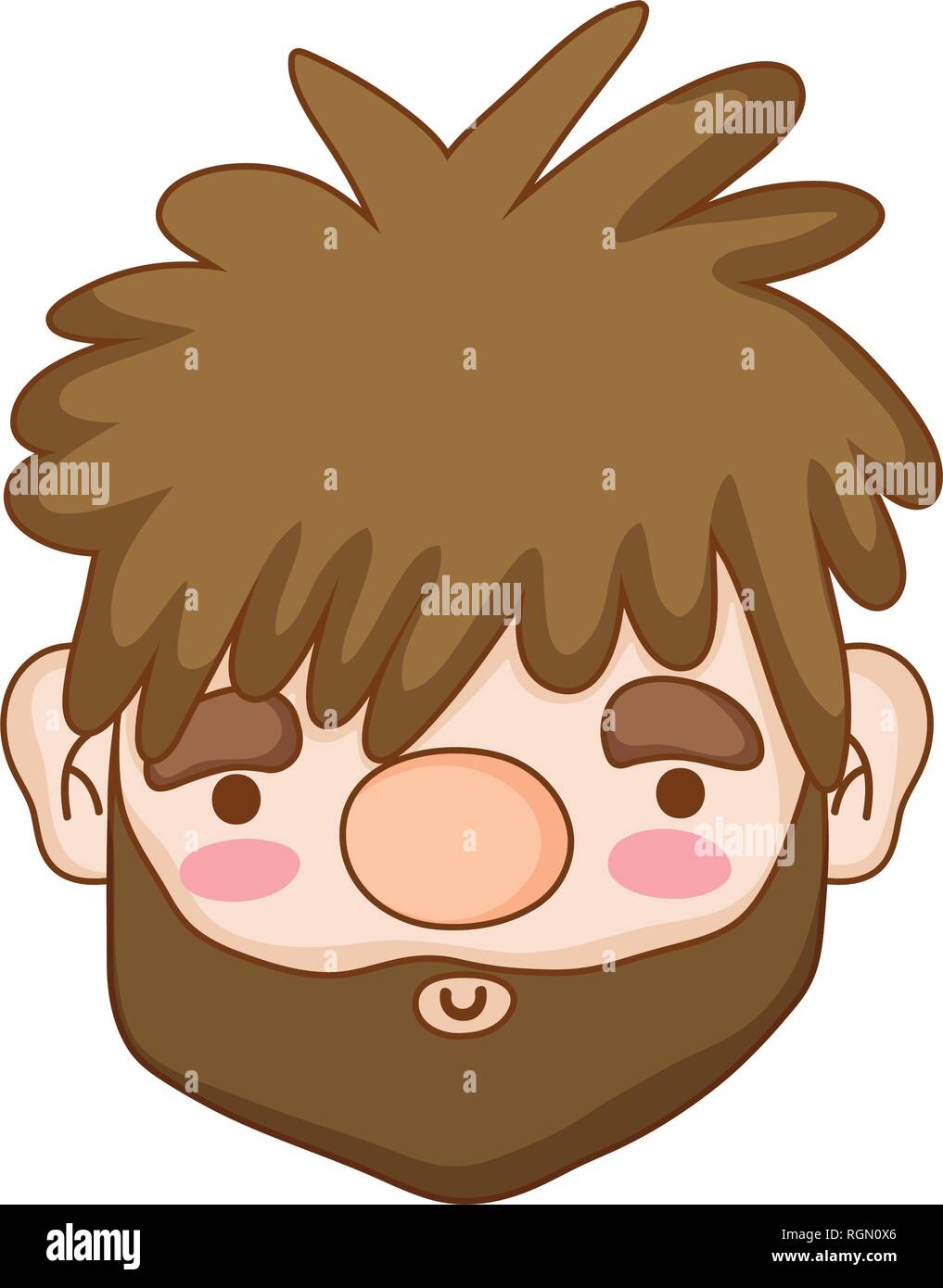 caveman comic head character Stock Vector Image & Art - Alamy
