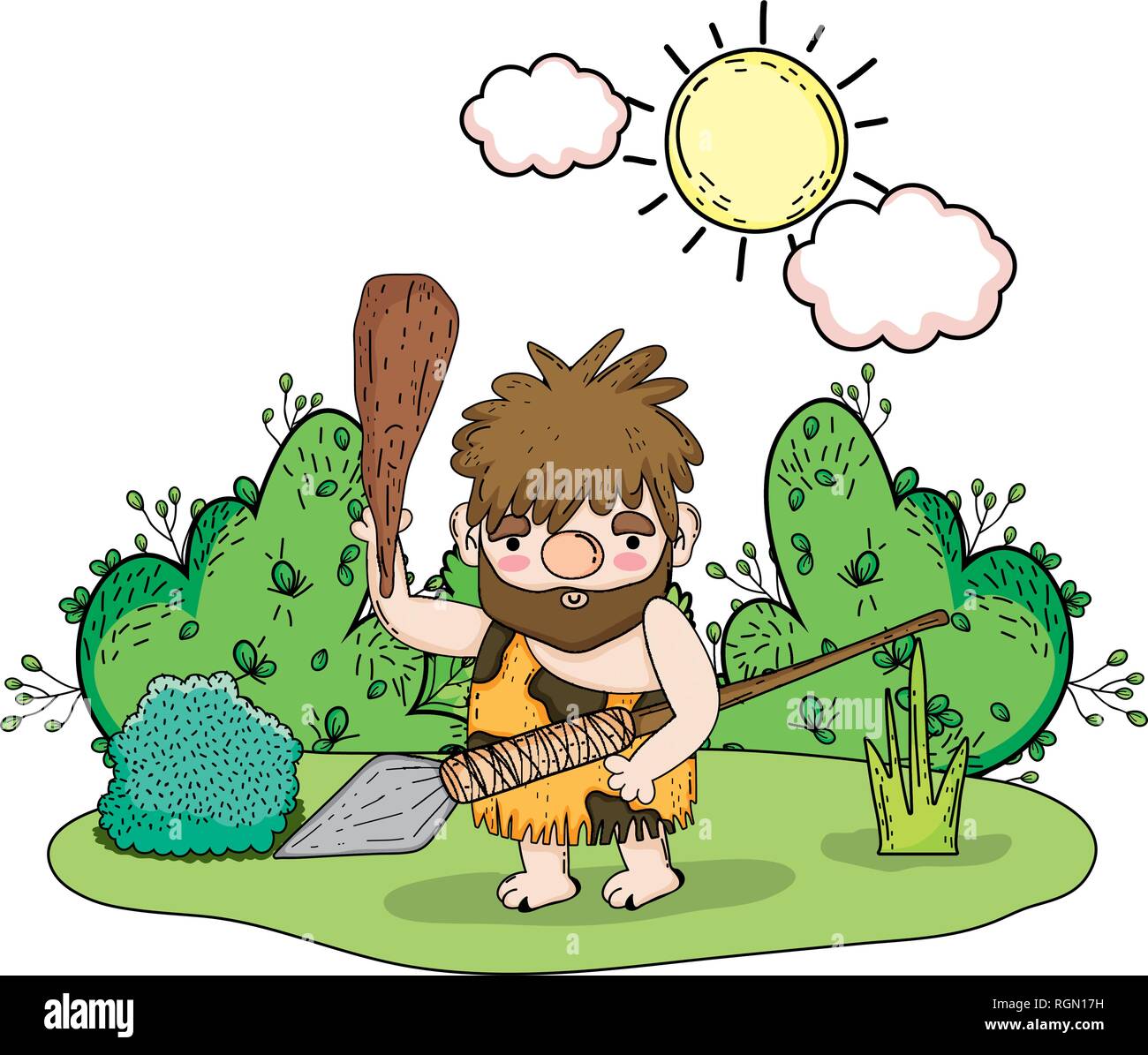 Cave Man Hunting Stock Photos & Cave Man Hunting Stock Images - Page 2 ...