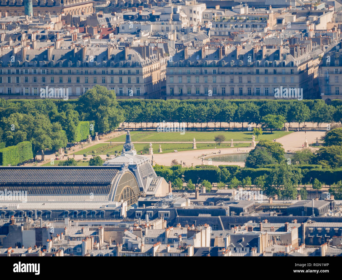 Louvre museum aerial hi-res stock photography and images - Alamy