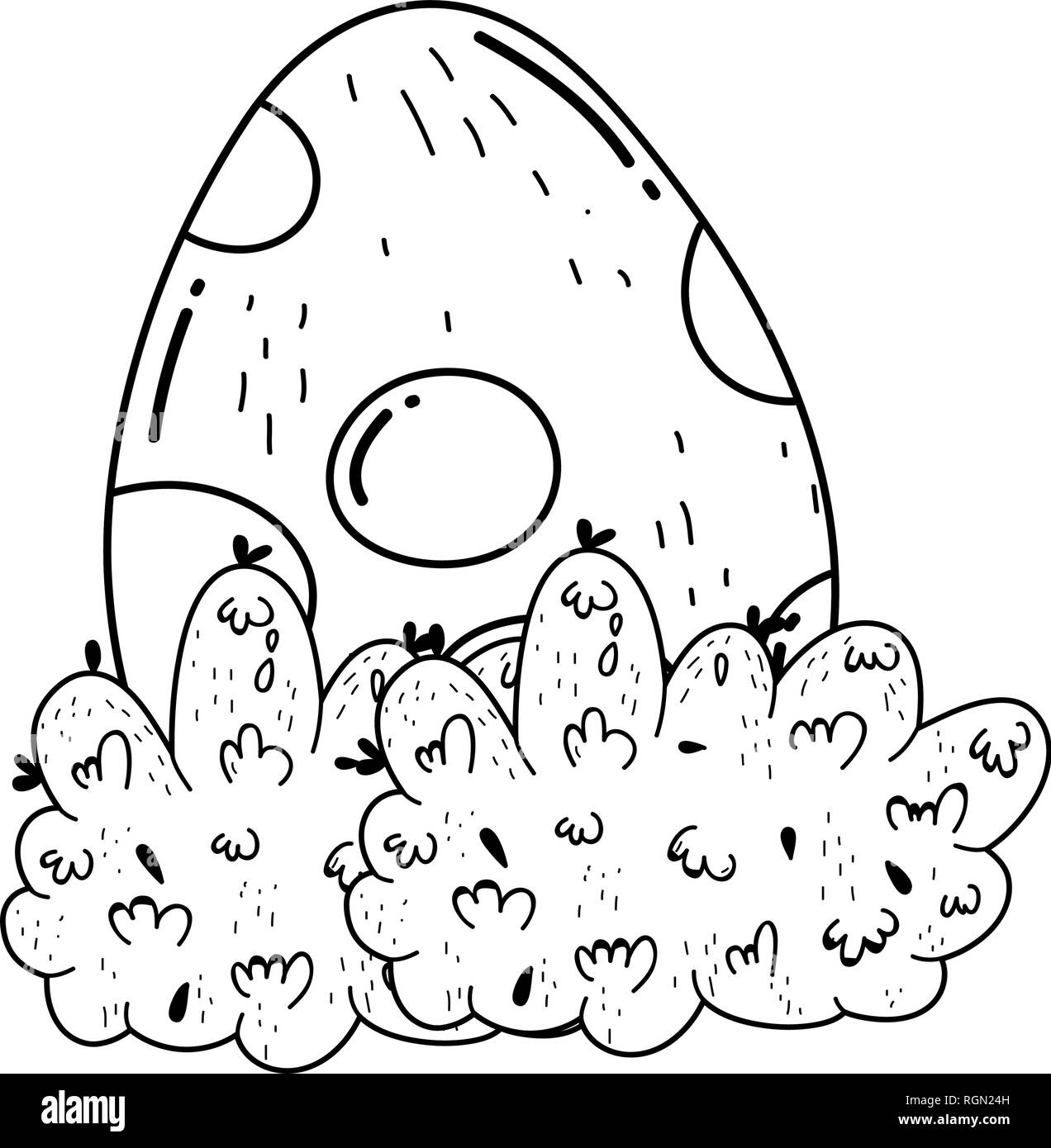 Dinosaur Egg Clipart Black And White