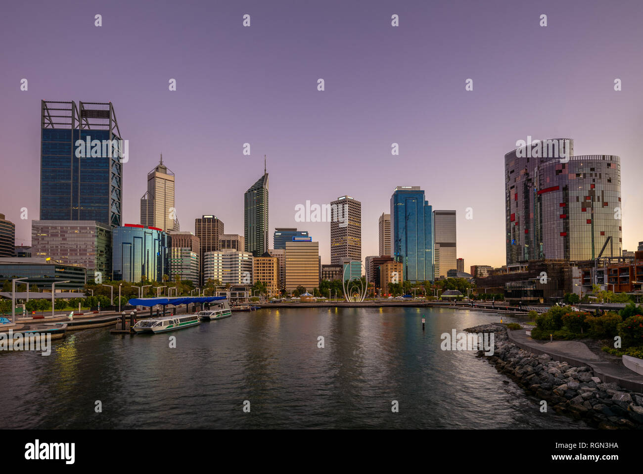 Perth australia skyline hi-res stock photography and images - Alamy