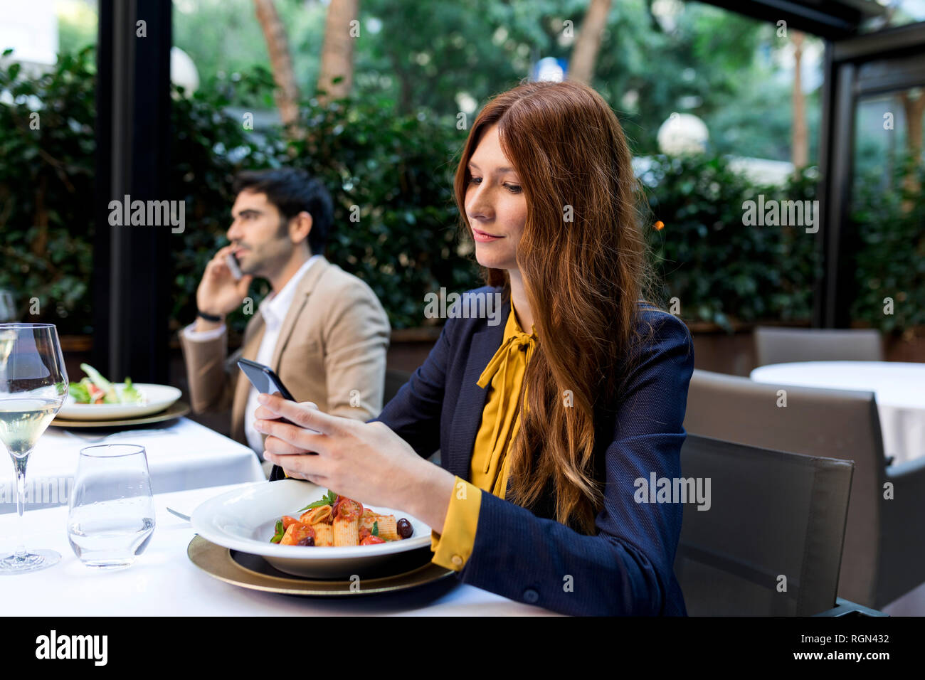 Man with phones hi-res stock photography and images - Alamy