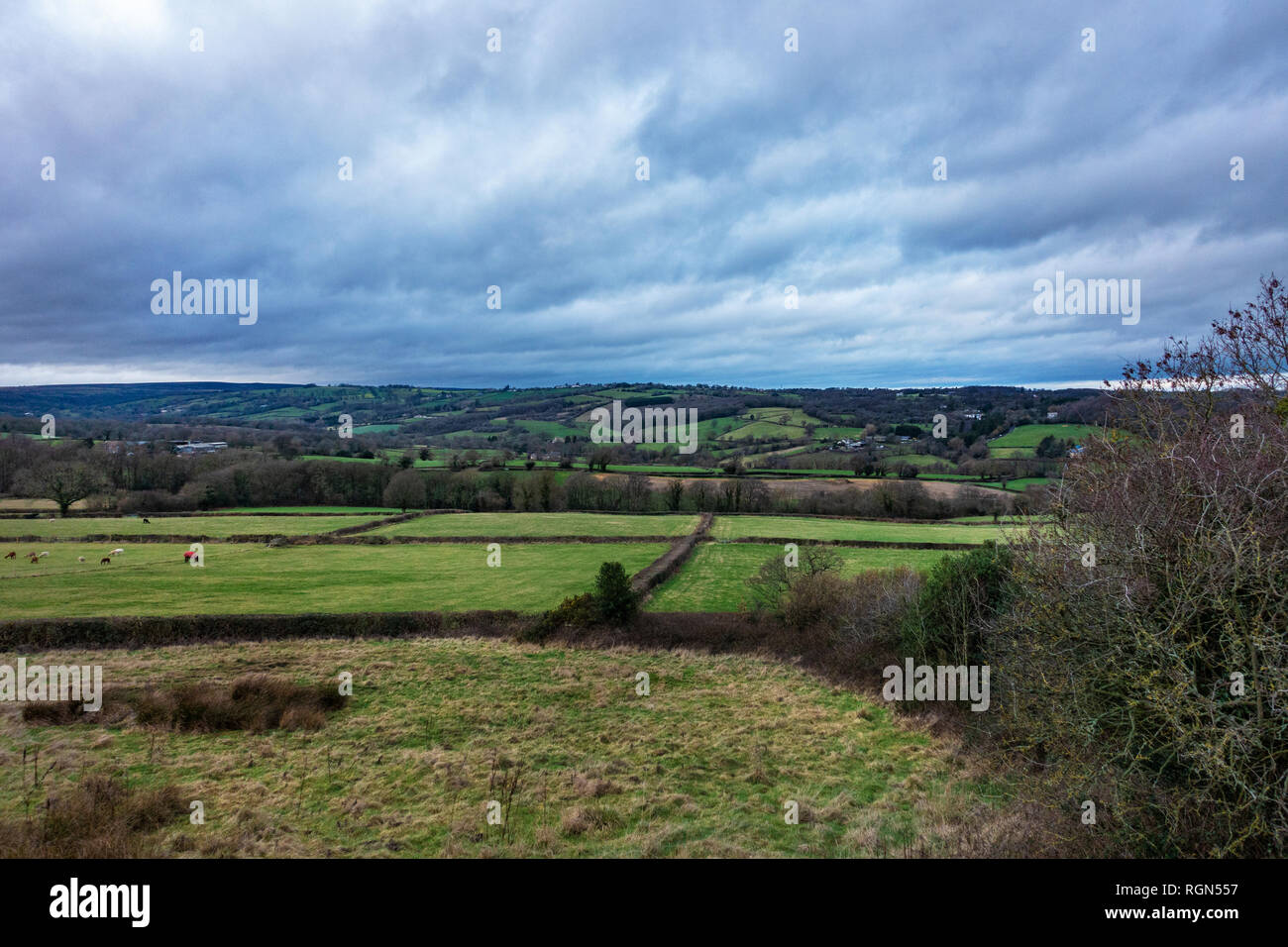 Spectacular View from Commonside Road of Wildly Green, Barlow ...