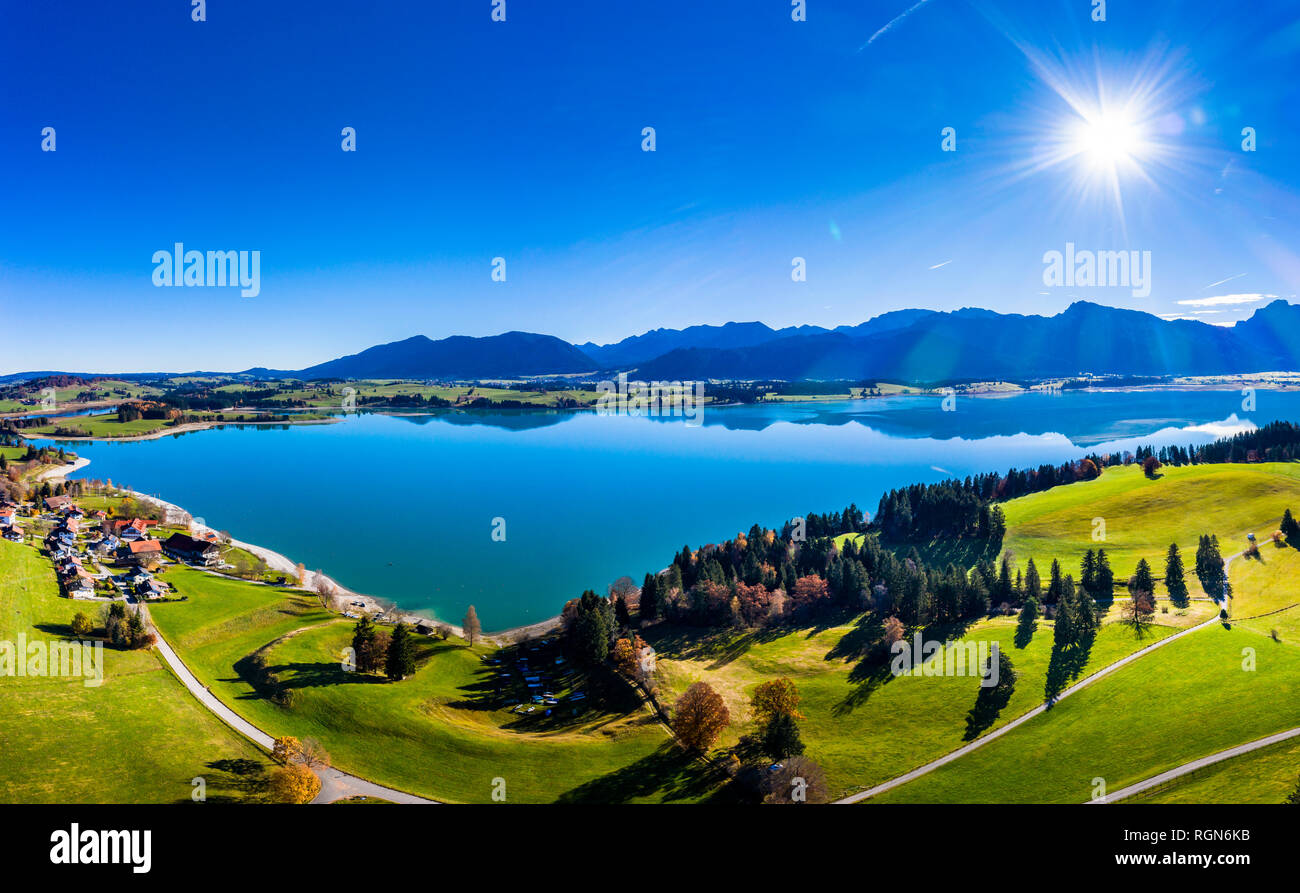 View to forggensee lake hi-res stock photography and images - Alamy
