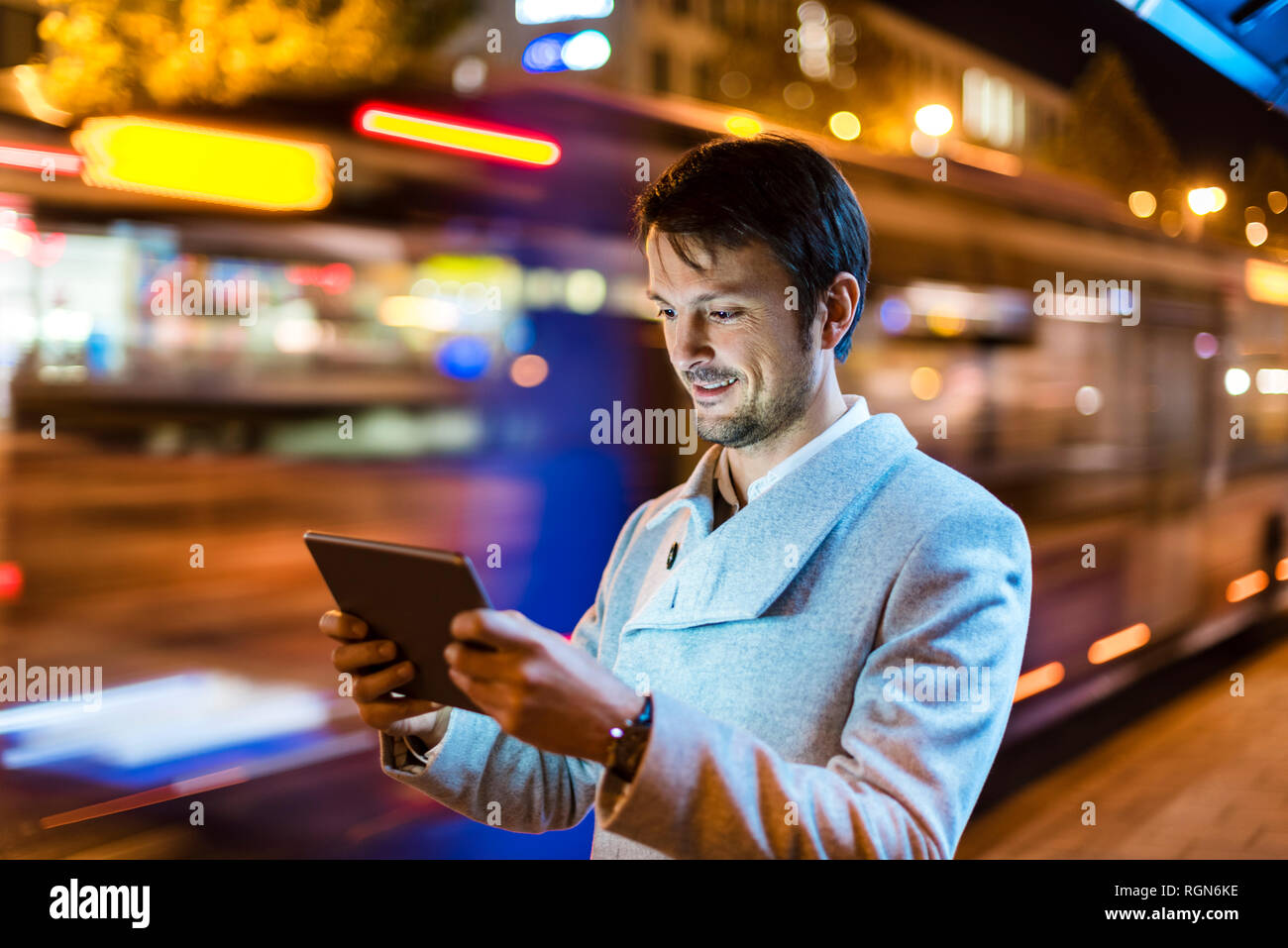 Digital smiling hi-res stock photography and images - Alamy