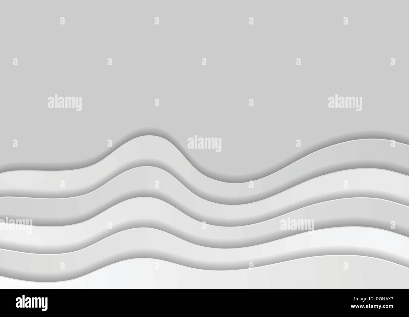 Grey corporate waves abstract modern background. Vector design Stock ...
