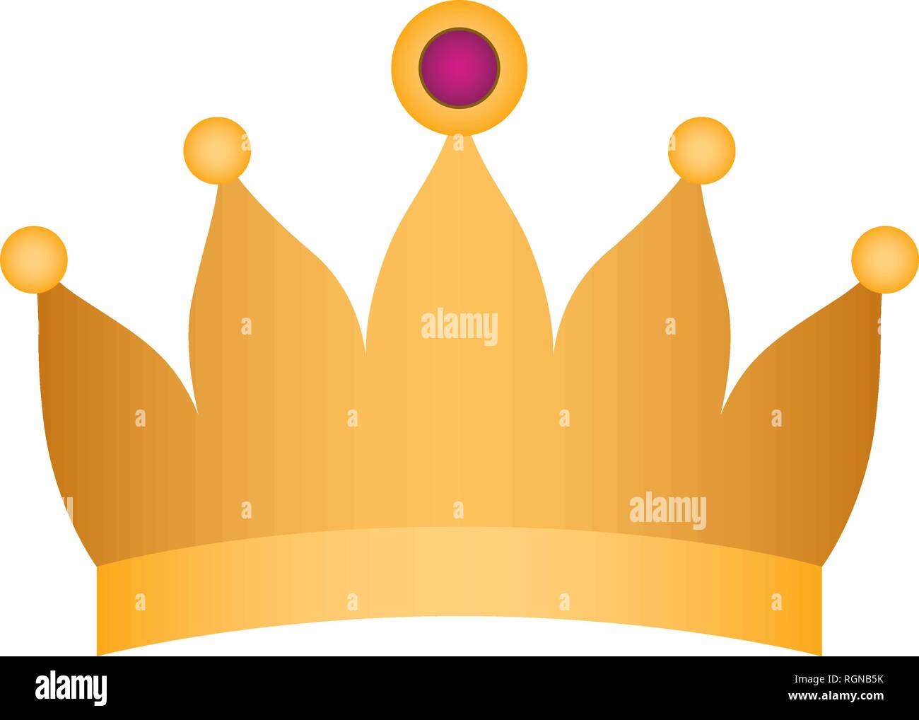 golden crown isolated icon Stock Vector Image & Art - Alamy