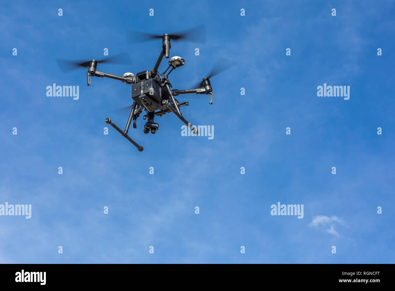 Drone UAV flying and working for thermal analysis of Solar Energy ...