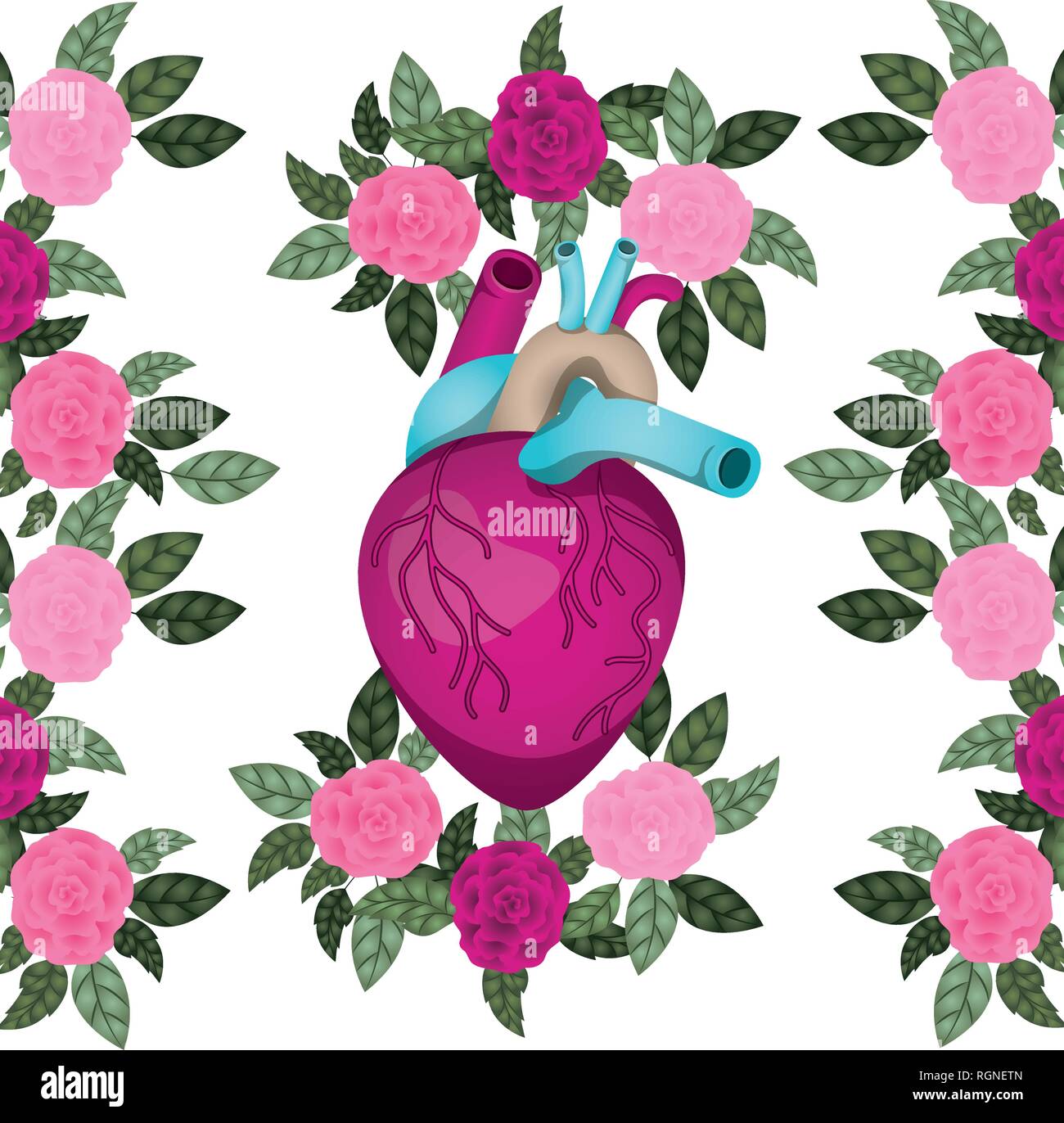 Flower veins Stock Vector Images - Alamy