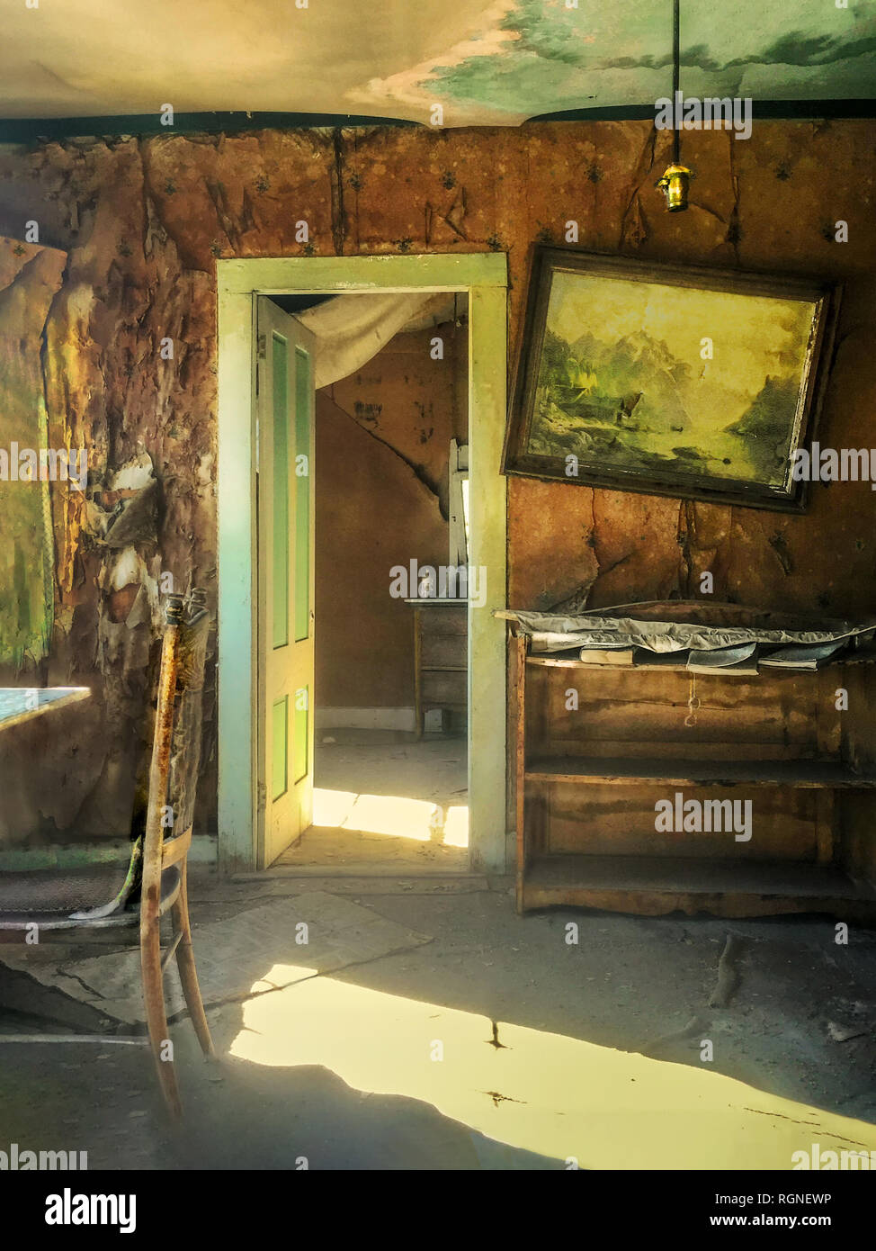 Home improvement. Interior in need of repair and renovation Stock Photo ...