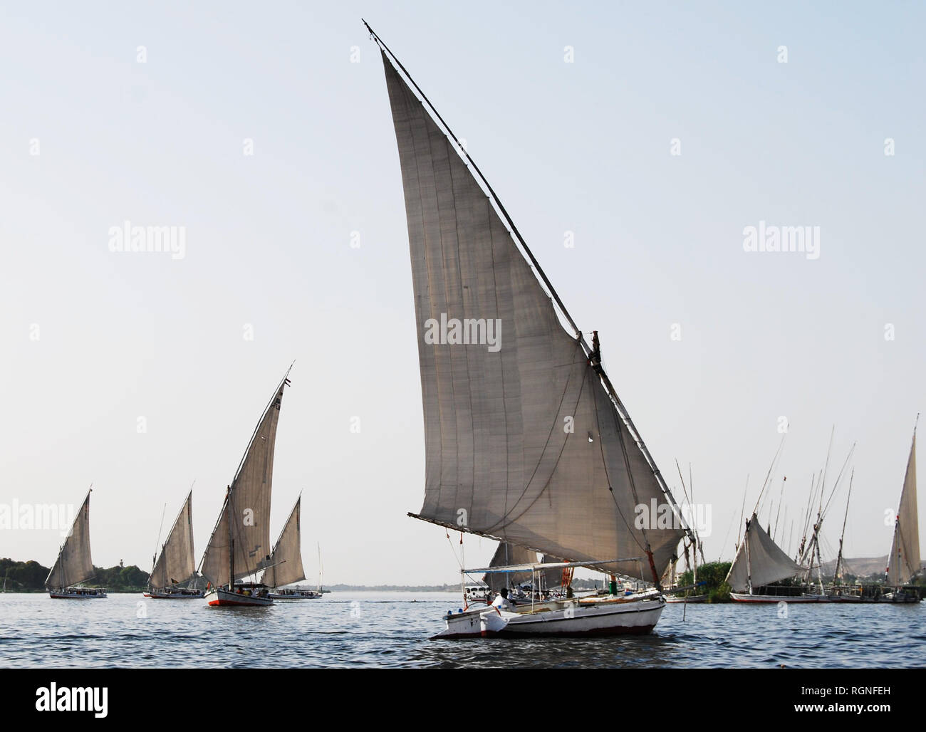 Egypt river boat motion hi-res stock photography and images - Alamy