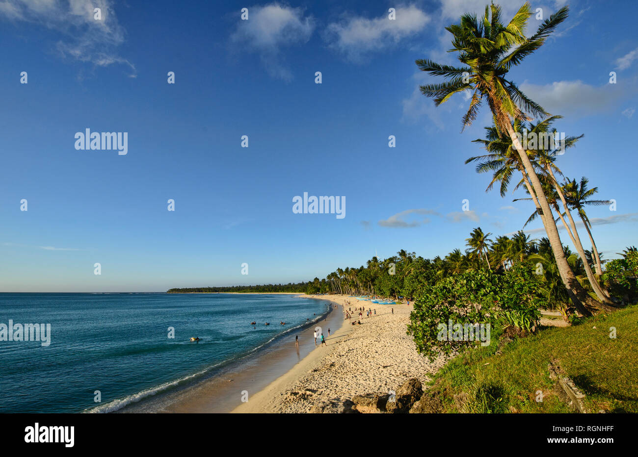 Beautiful Saud Beach, Pagudpud, Ilocos Norte, Philippines Stock Photo ...