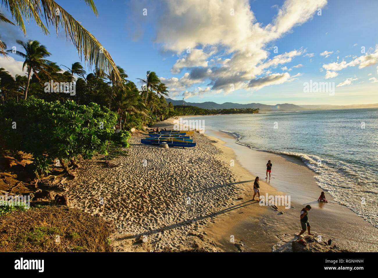 Beautiful Saud Beach, Pagudpud, Ilocos Norte, Philippines Stock Photo ...