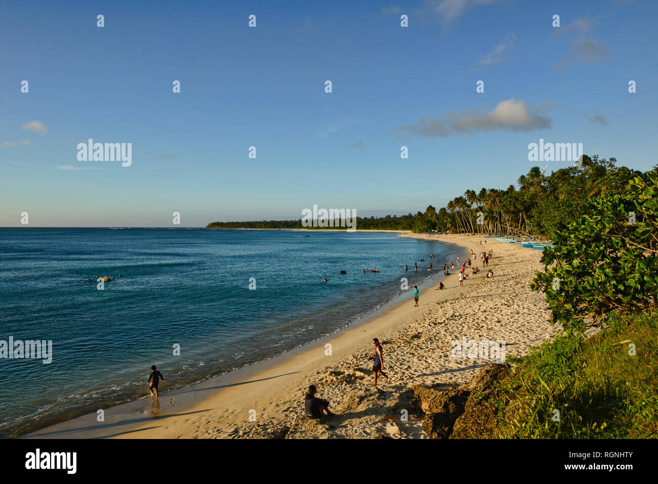 Beautiful Saud Beach, Pagudpud, Ilocos Norte, Philippines Stock Photo ...