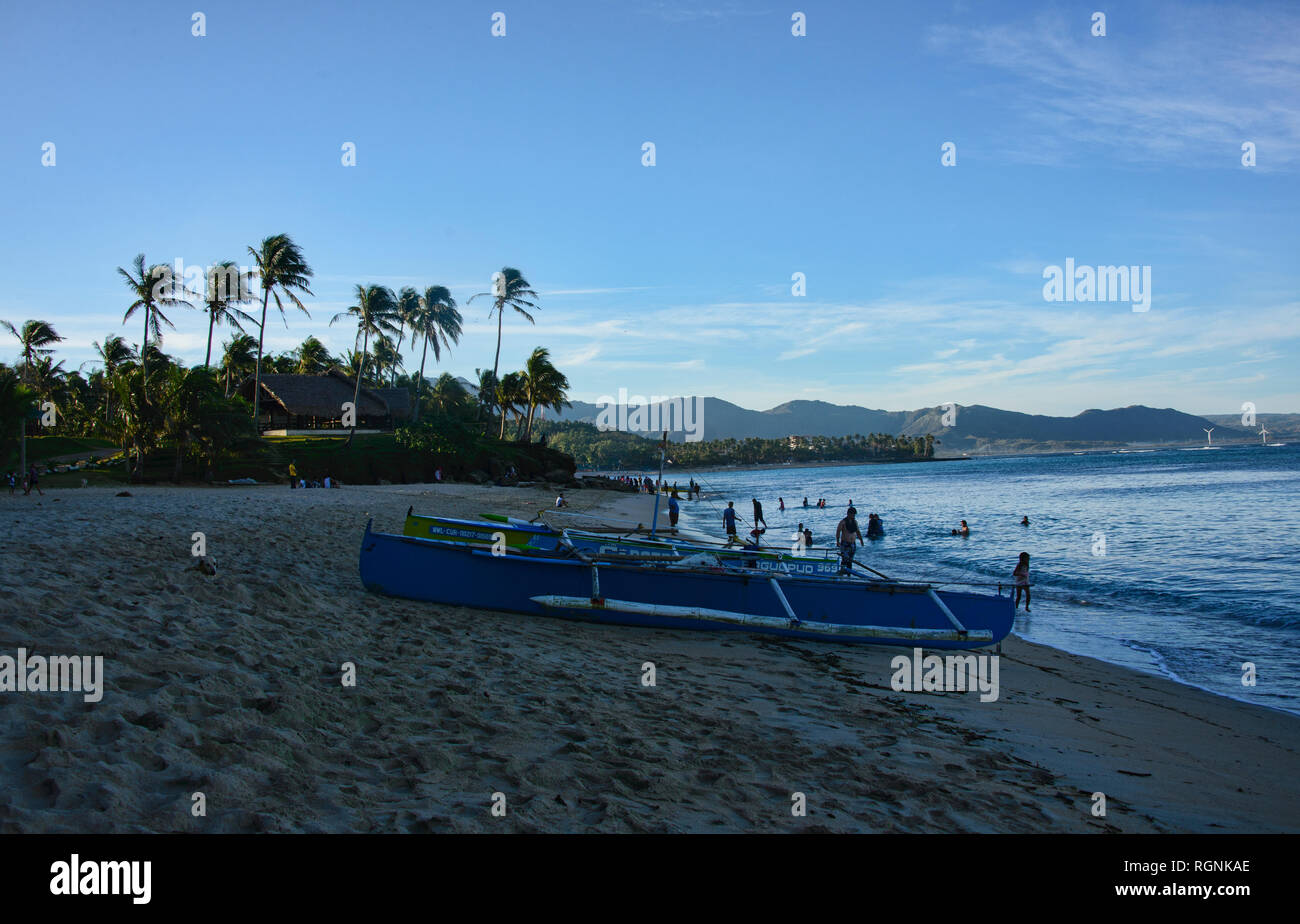 Beautiful Saud Beach, Pagudpud, Ilocos Norte, Philippines Stock Photo ...