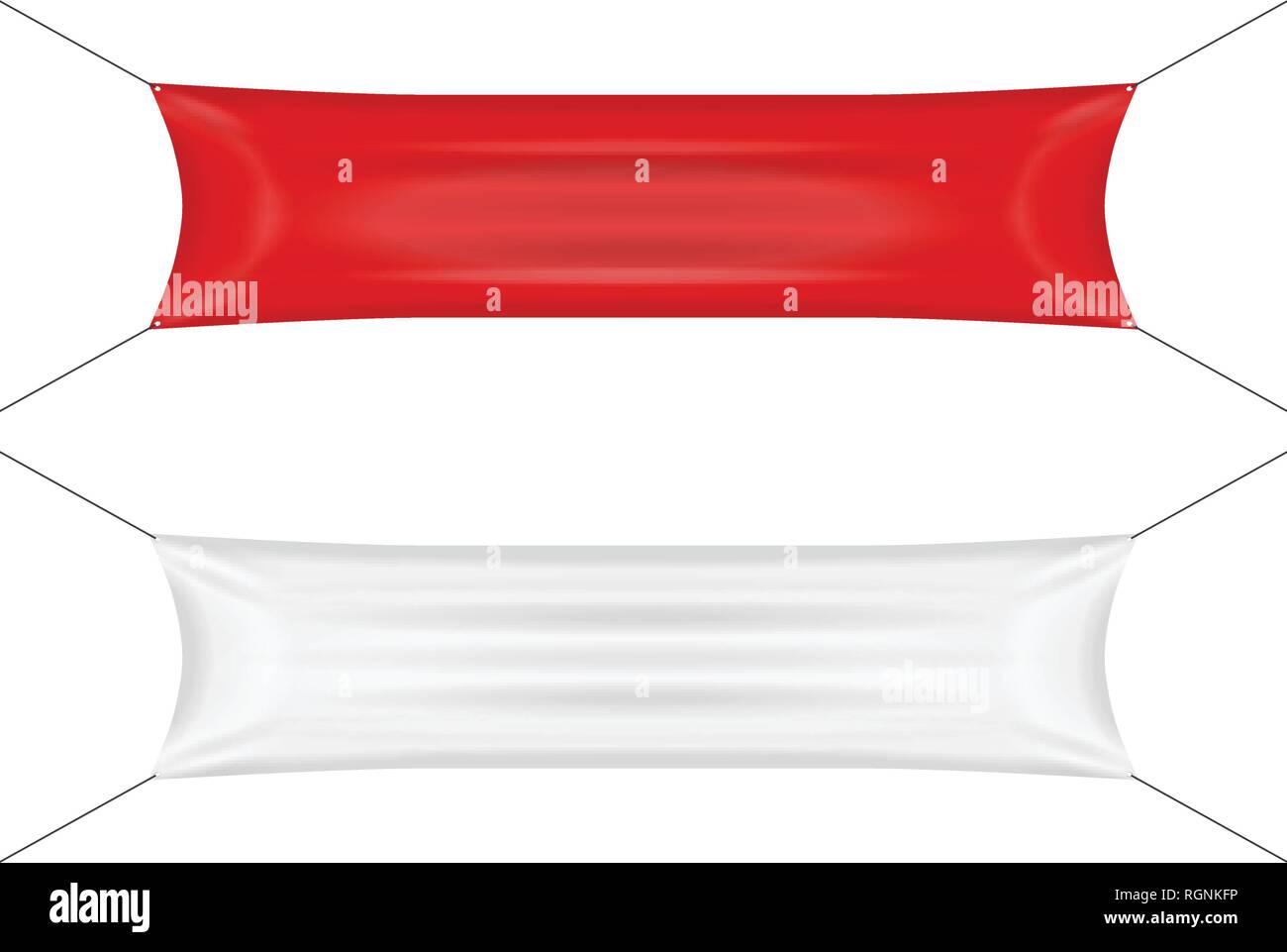 Empty banner on a white background Stock Vector Image & Art - Alamy