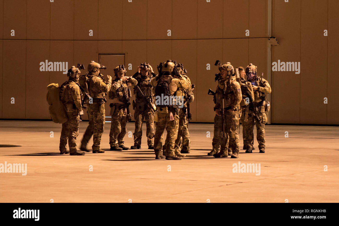 A U.S. Air Force CV-22 Osprey from the 8th Special Operations Squadron ...