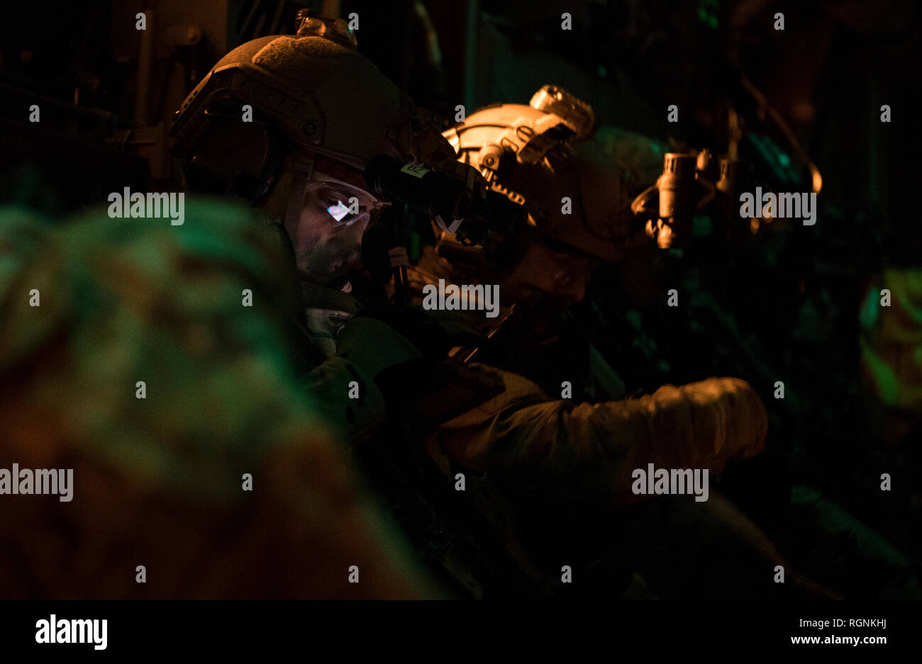 A U.S. Air Force CV-22 Osprey from the 8th Special Operations Squadron ...