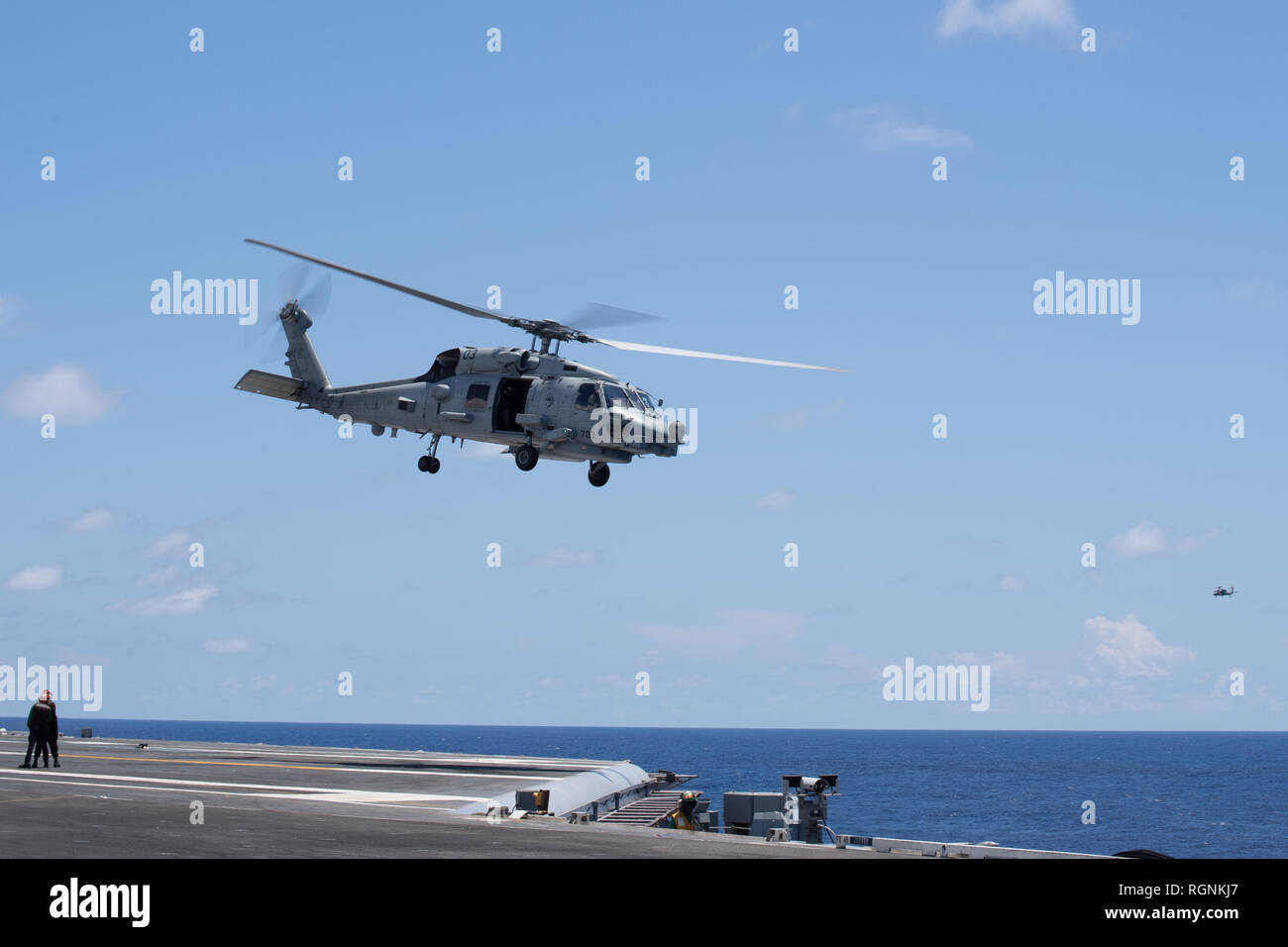 An MH-60R Sea Hawk, assigned to Helicopter Maritime Strike Squadron ...
