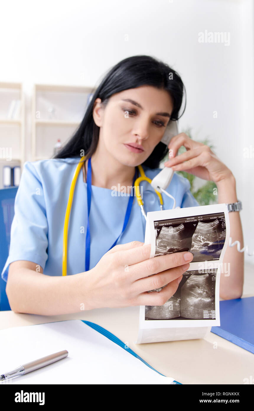 Female doctor gynecologist working in the clinic Stock Photo - Alamy